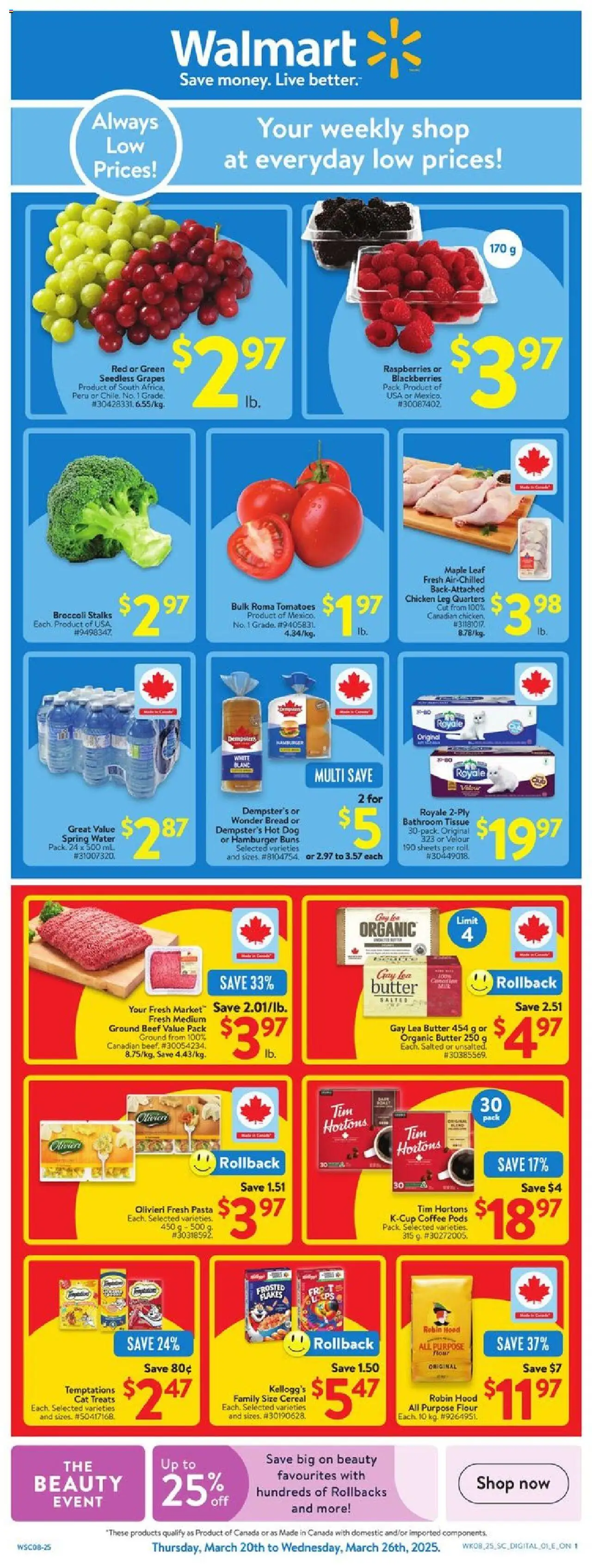 Walmart Flyer Calgary (Mar 20, 2025) || Weekly Deals