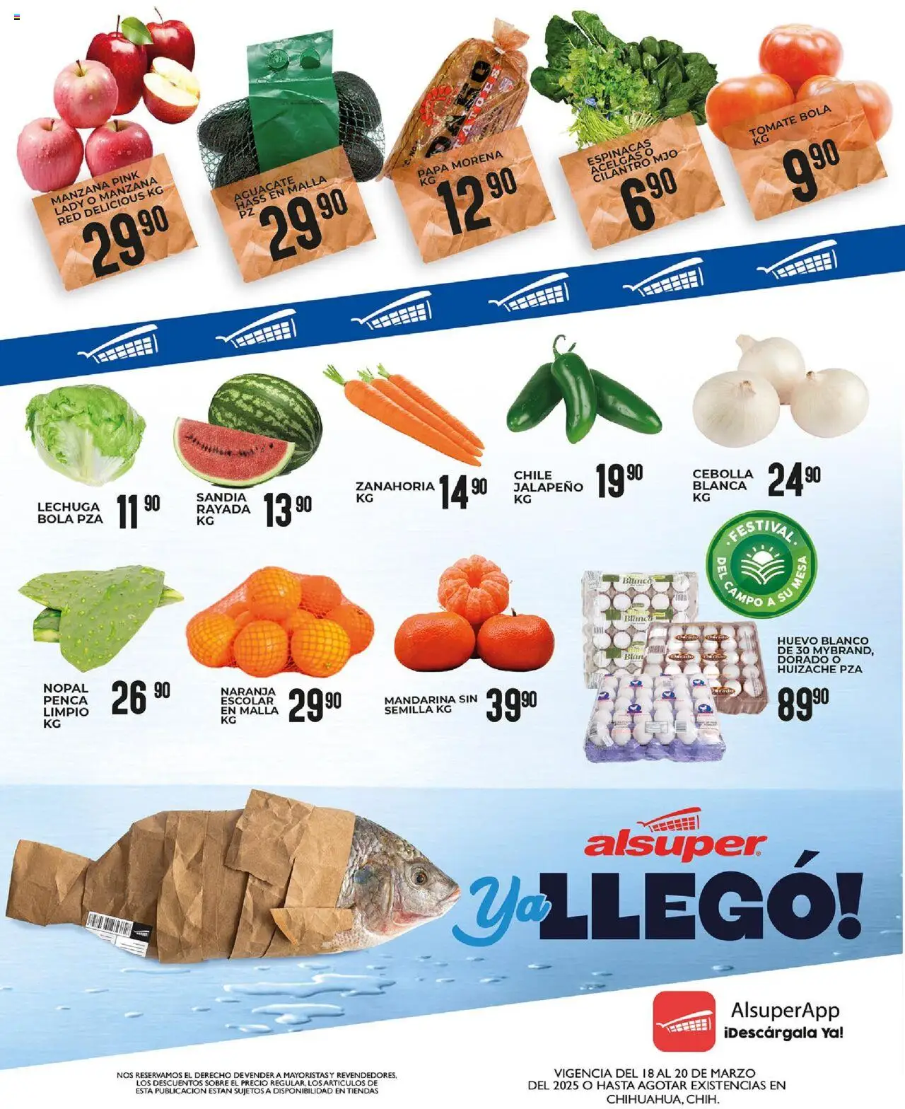 FOLLETO ALSUPER de 18/03/2025 - Ofertas frutas y verduras hoy