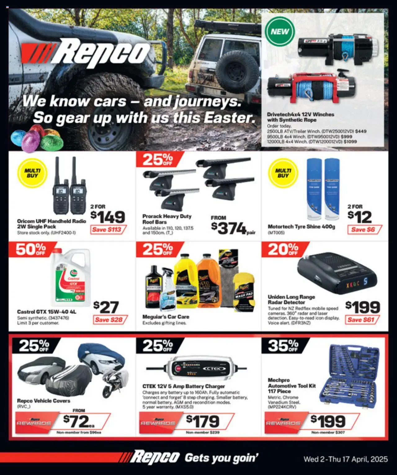 Specials at Repco starting 2 Apr 2025 - Explore Now!