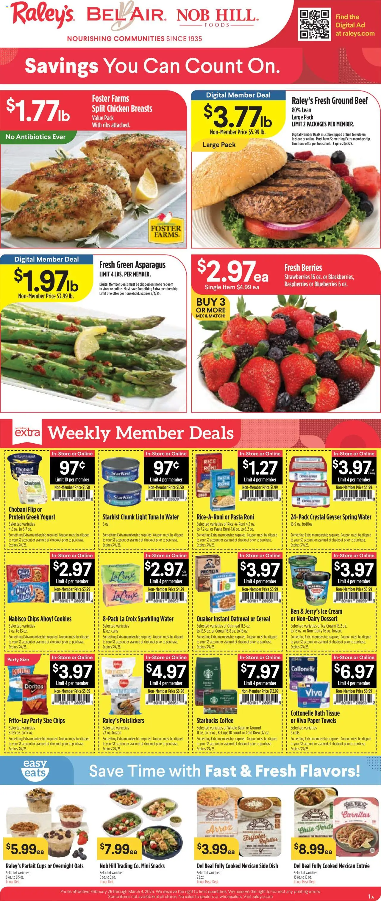 Raley's Weekly Ad | 02/26 - 03/04 2025 | Sale