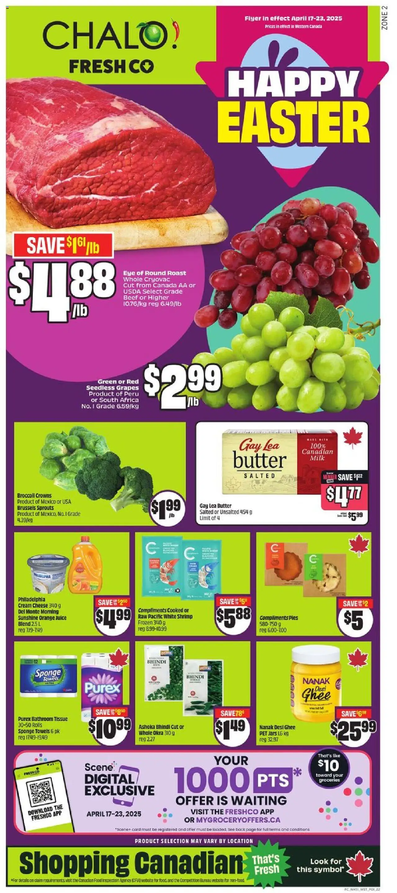 FreshCo flyer from Apr 17, 2025 > online preview