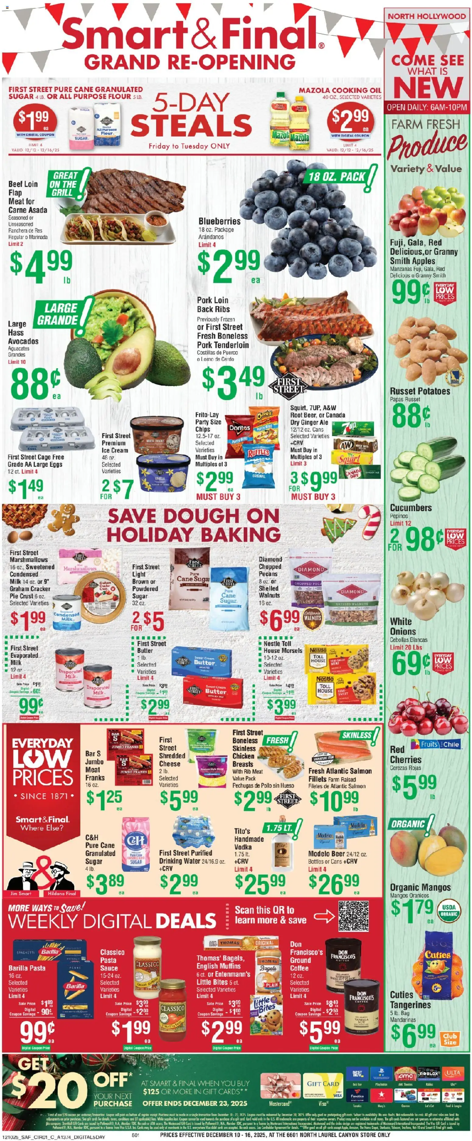 Smart & Final Weekly Ad | 12/12 - 12/16 2025 | Sale