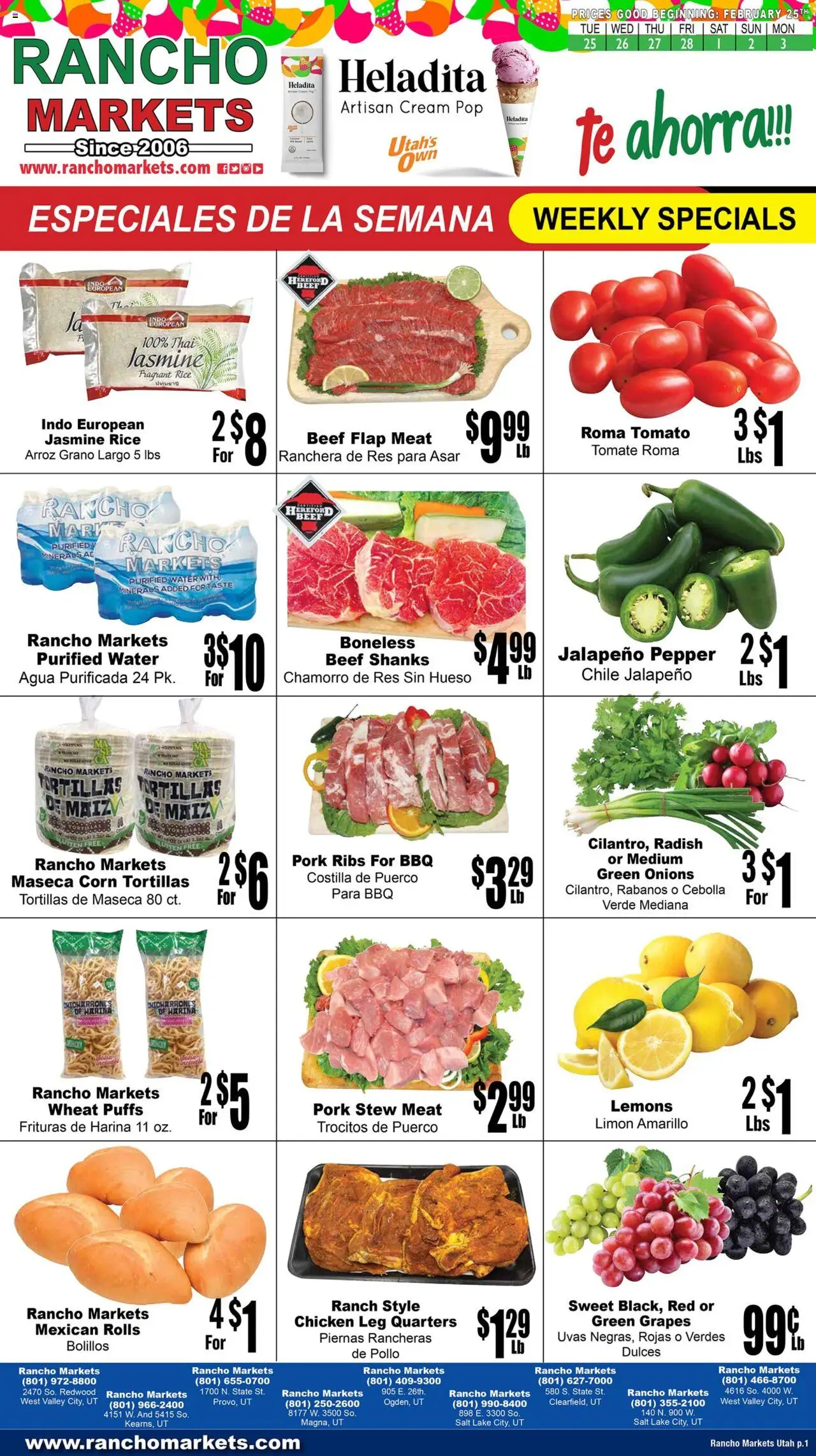 Rancho Markets Weekly Ad【02/25/2025】+ DEALS Preview