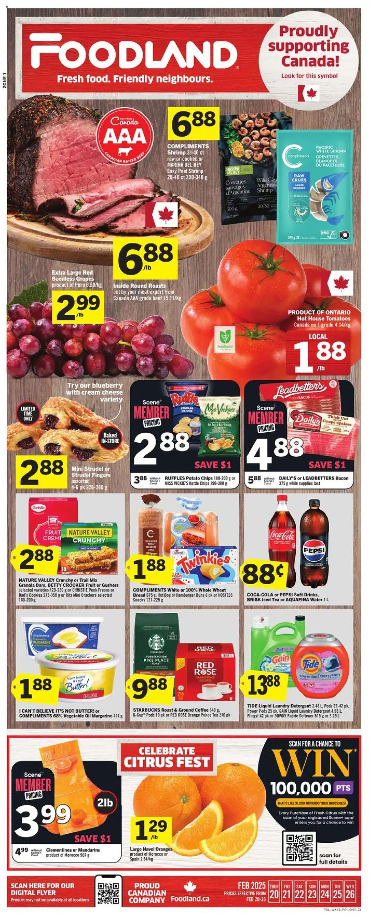 Foodland flyer from Feb 20, 2025 > online preview