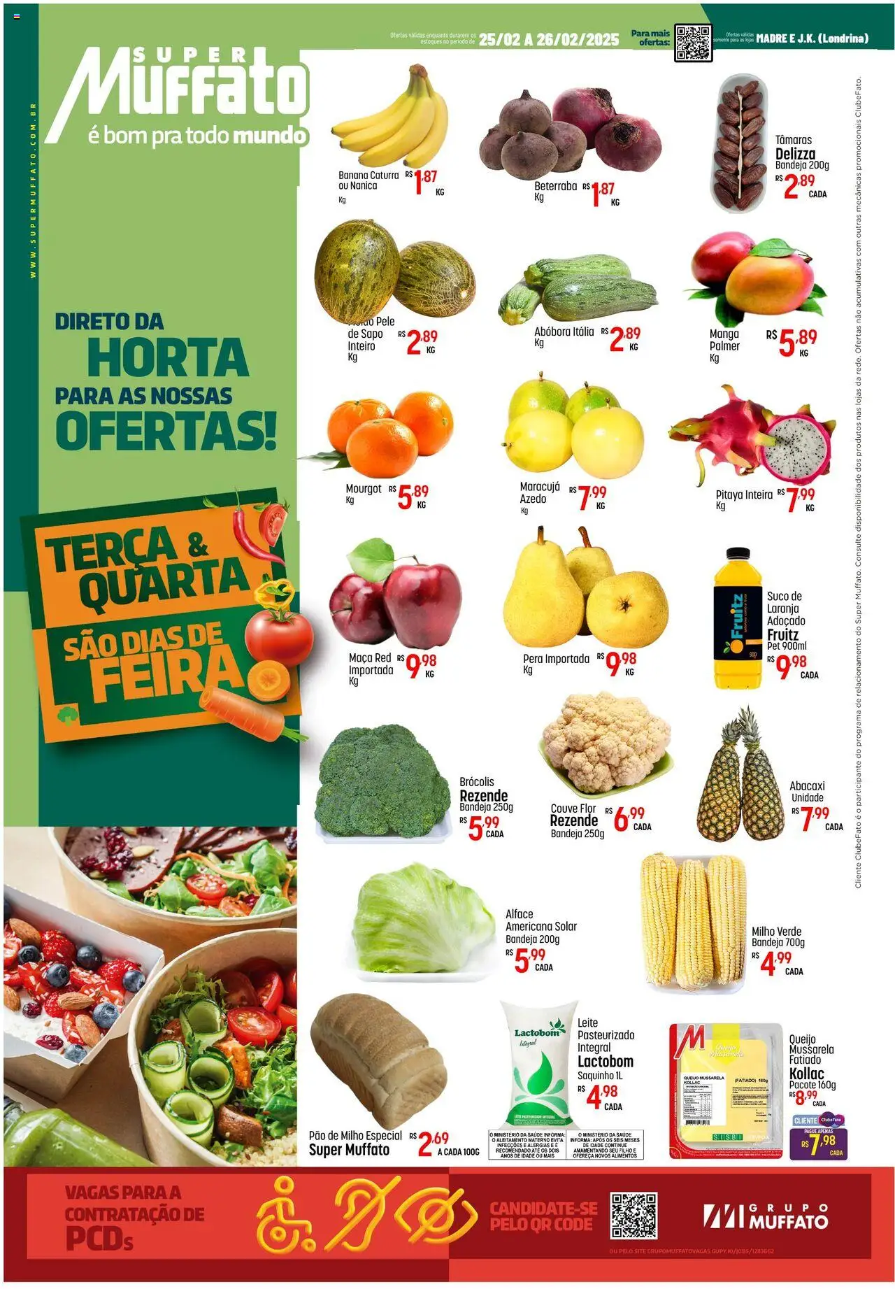 Super Muffato - Ofertas Açougue e Feira de 25/02/2025 | Promoções Online