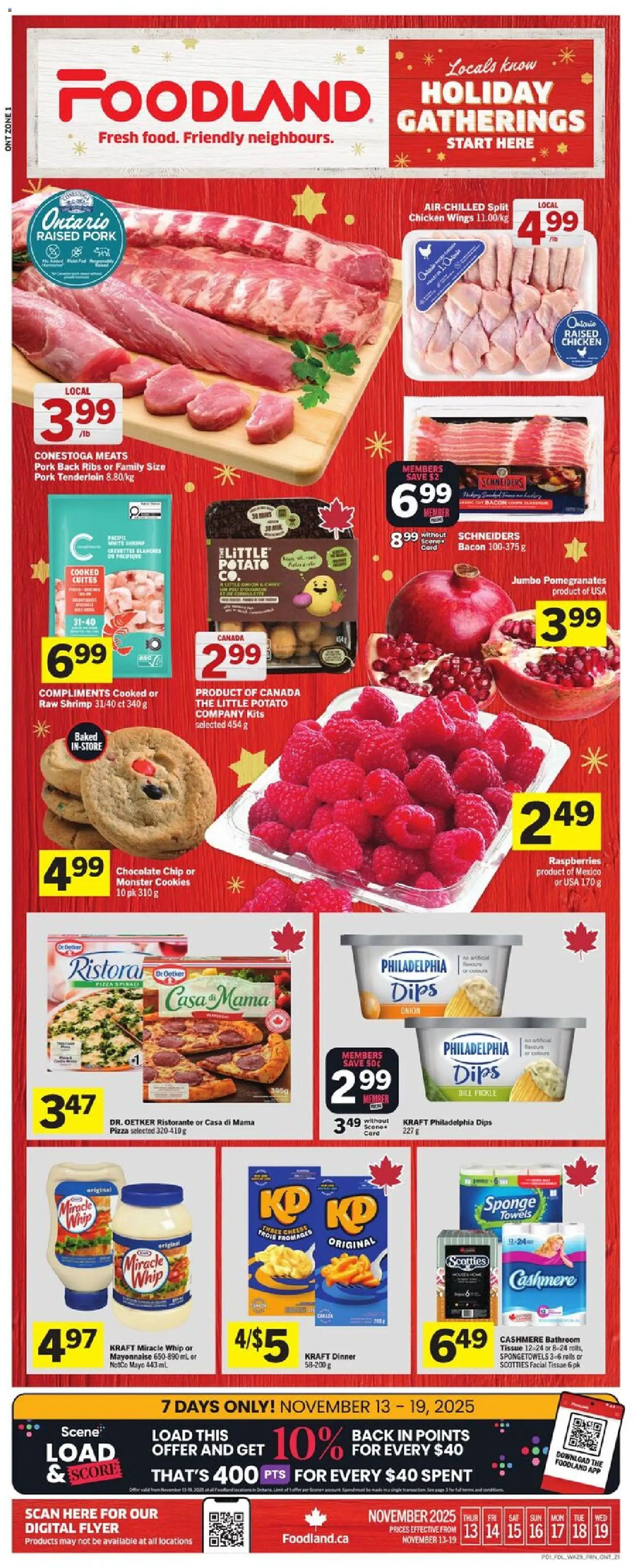 Foodland Flyer - Christmas ? | from Nov 13, 2025 | Canada