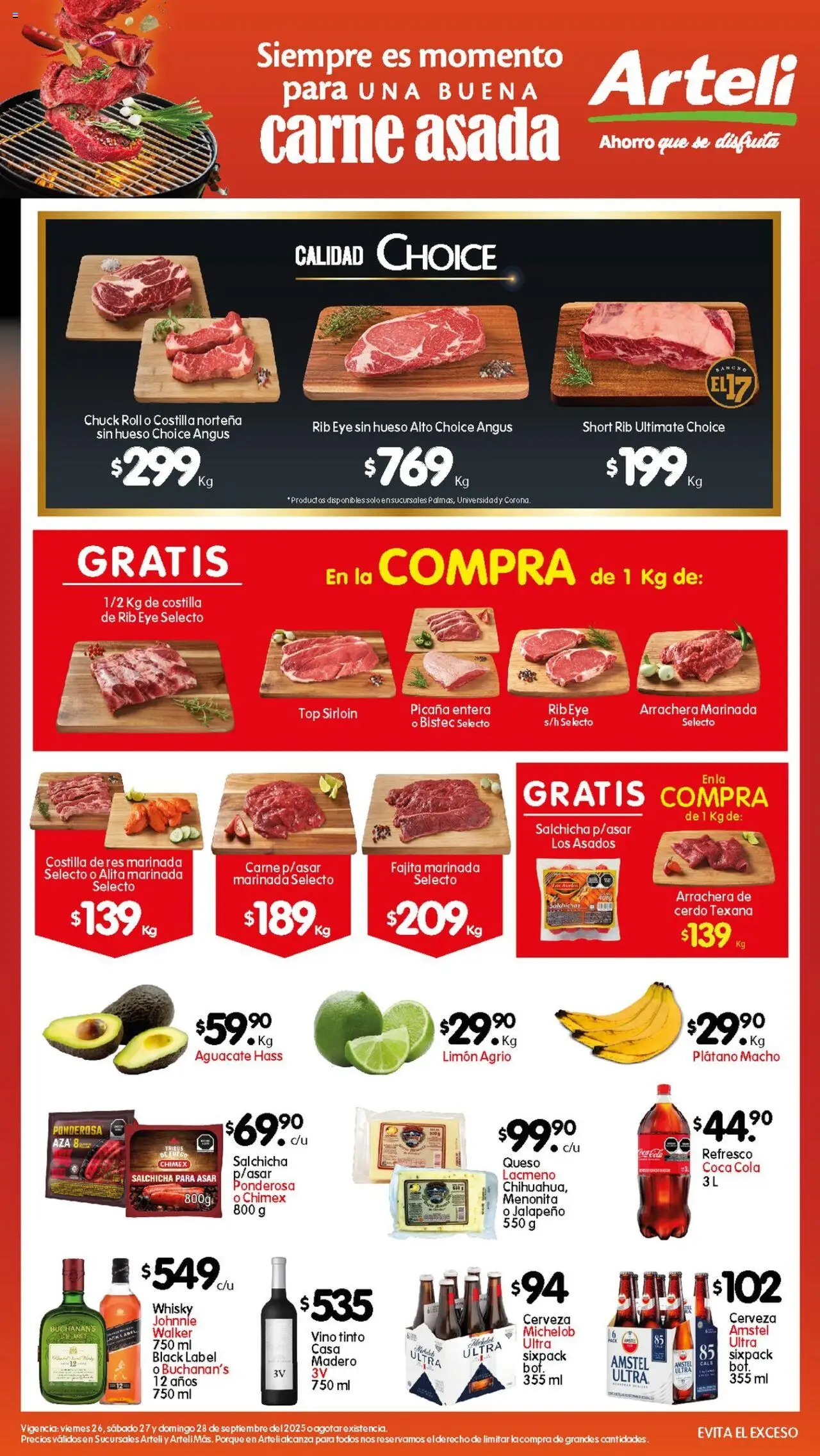 Arteli - Folleto Arteli Carnes & Cortes (26/09/2025 - 28/09/2025 ...