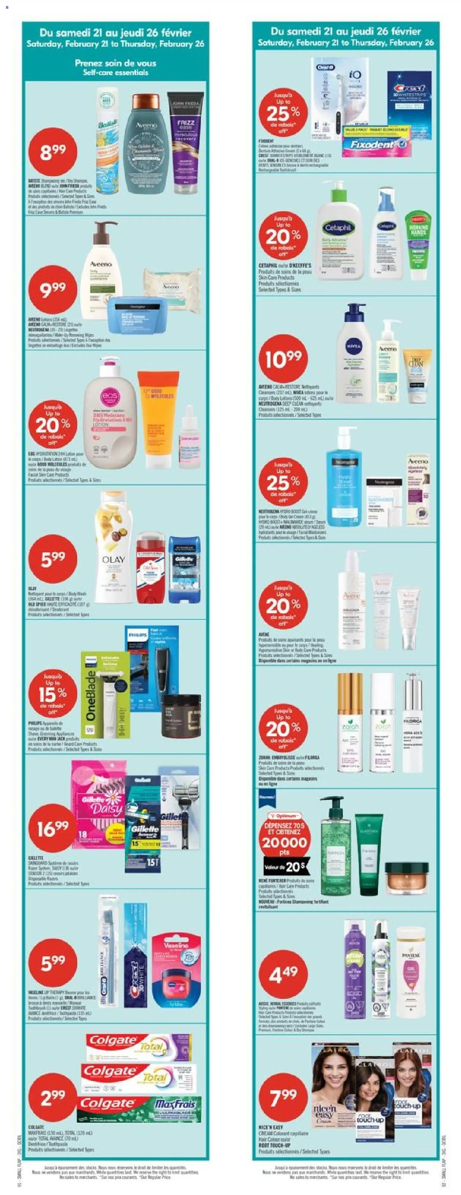 Pharmaprix flyer from Feb 20, 2026 > online preview