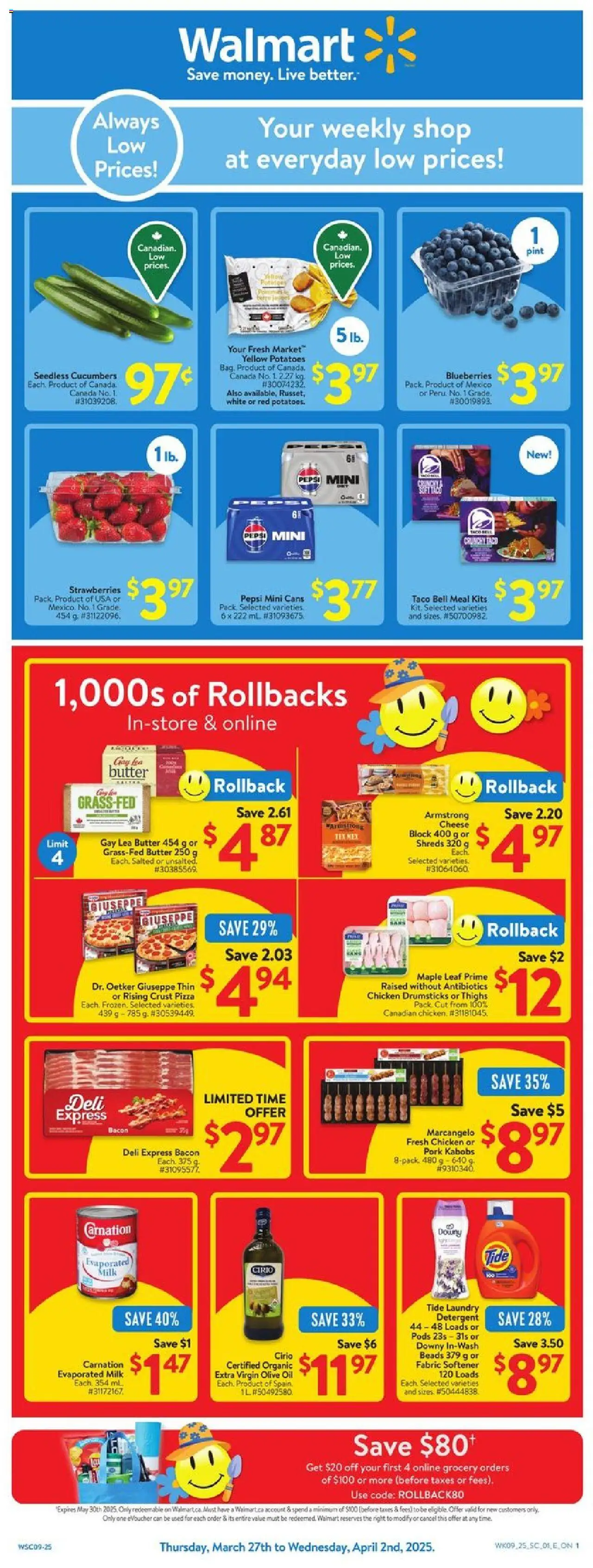 Walmart Flyer Calgary (Mar 27, 2025) || Weekly Deals
