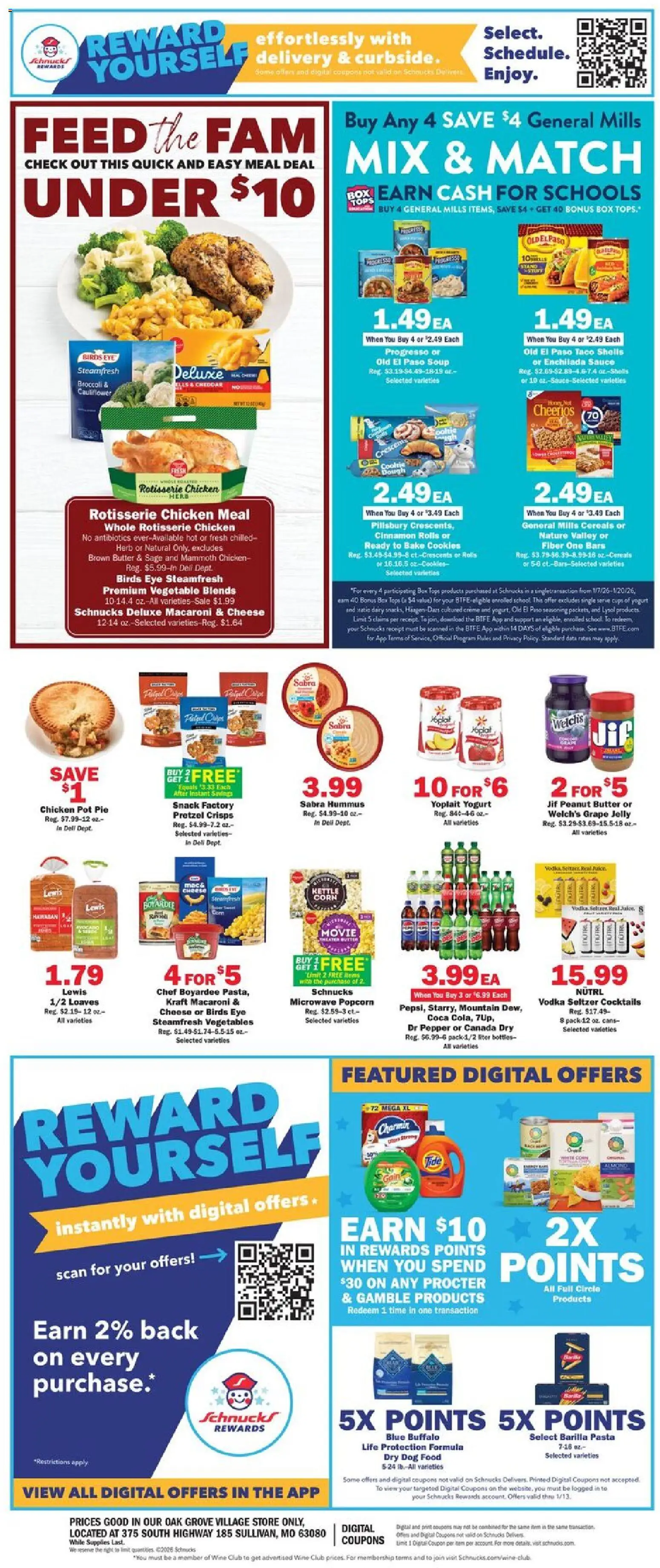 Schnucks Weekly Print Ad - MO | 01/07 - 01/13 2026 | Sale
