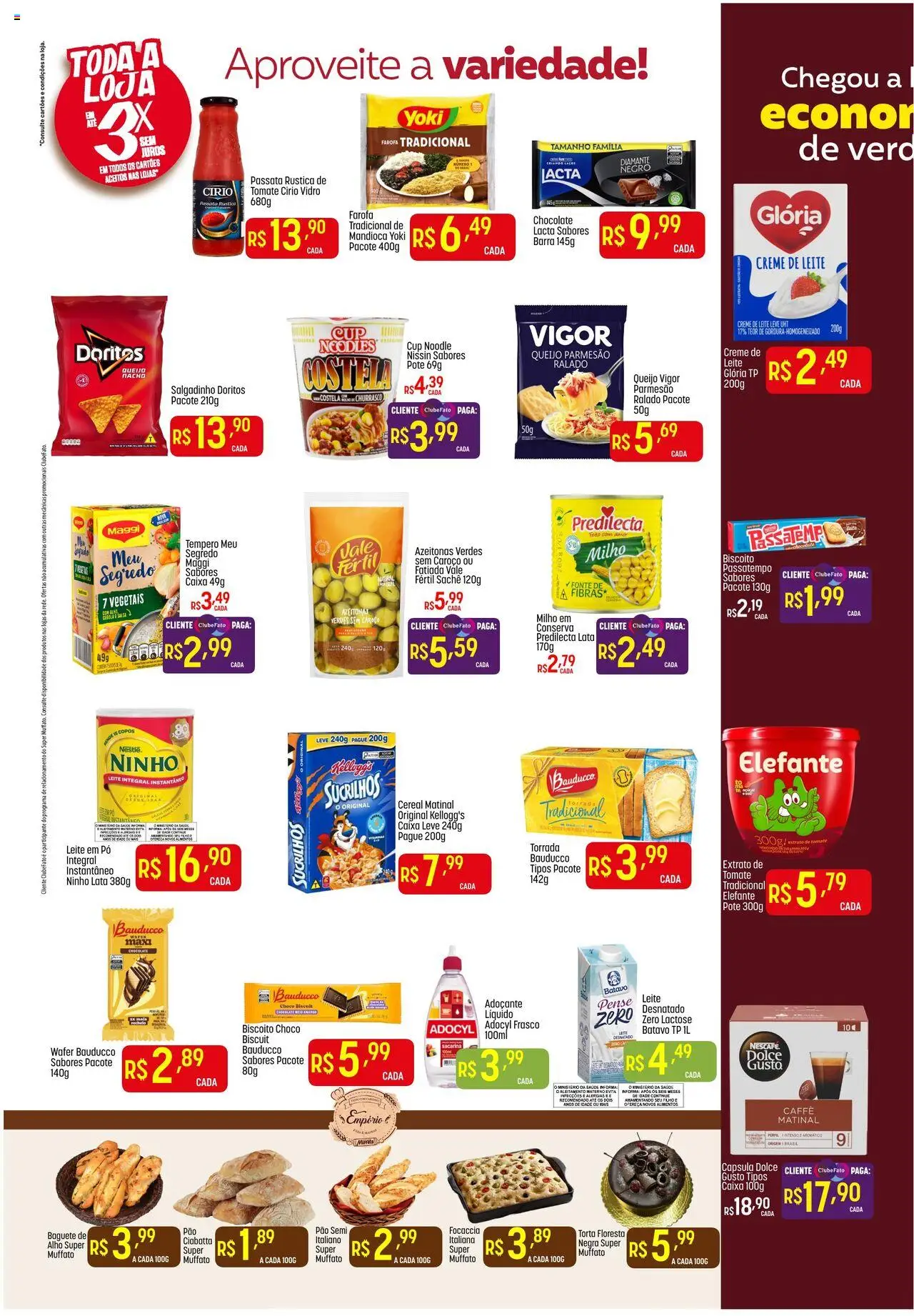 Super Muffato Leite em pó oferta - folheto atual