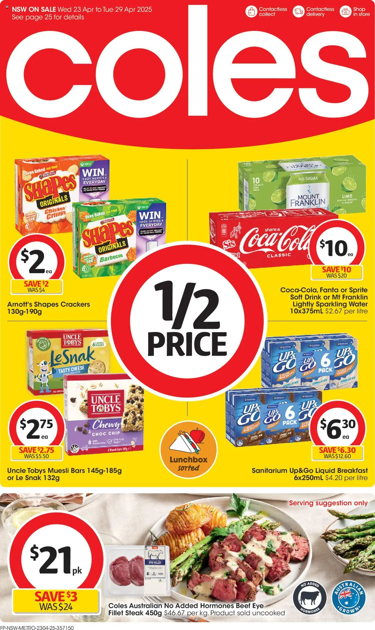 COLES Catalogue from 23/04/2025 > Specials this week