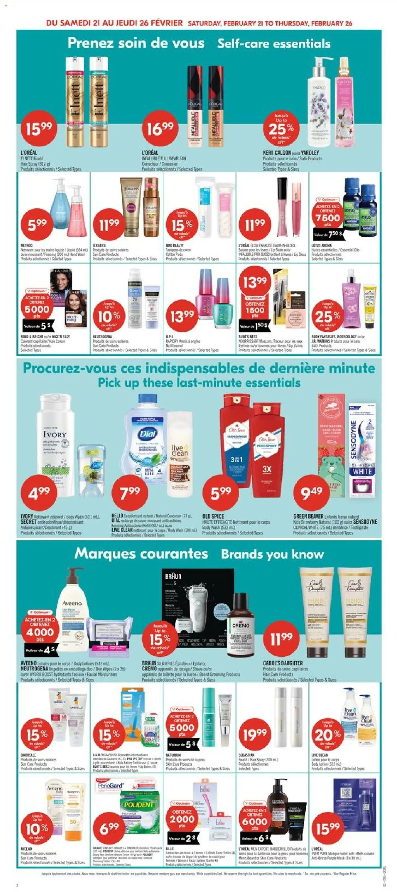 Pharmaprix flyer from Feb 20, 2026 > online preview