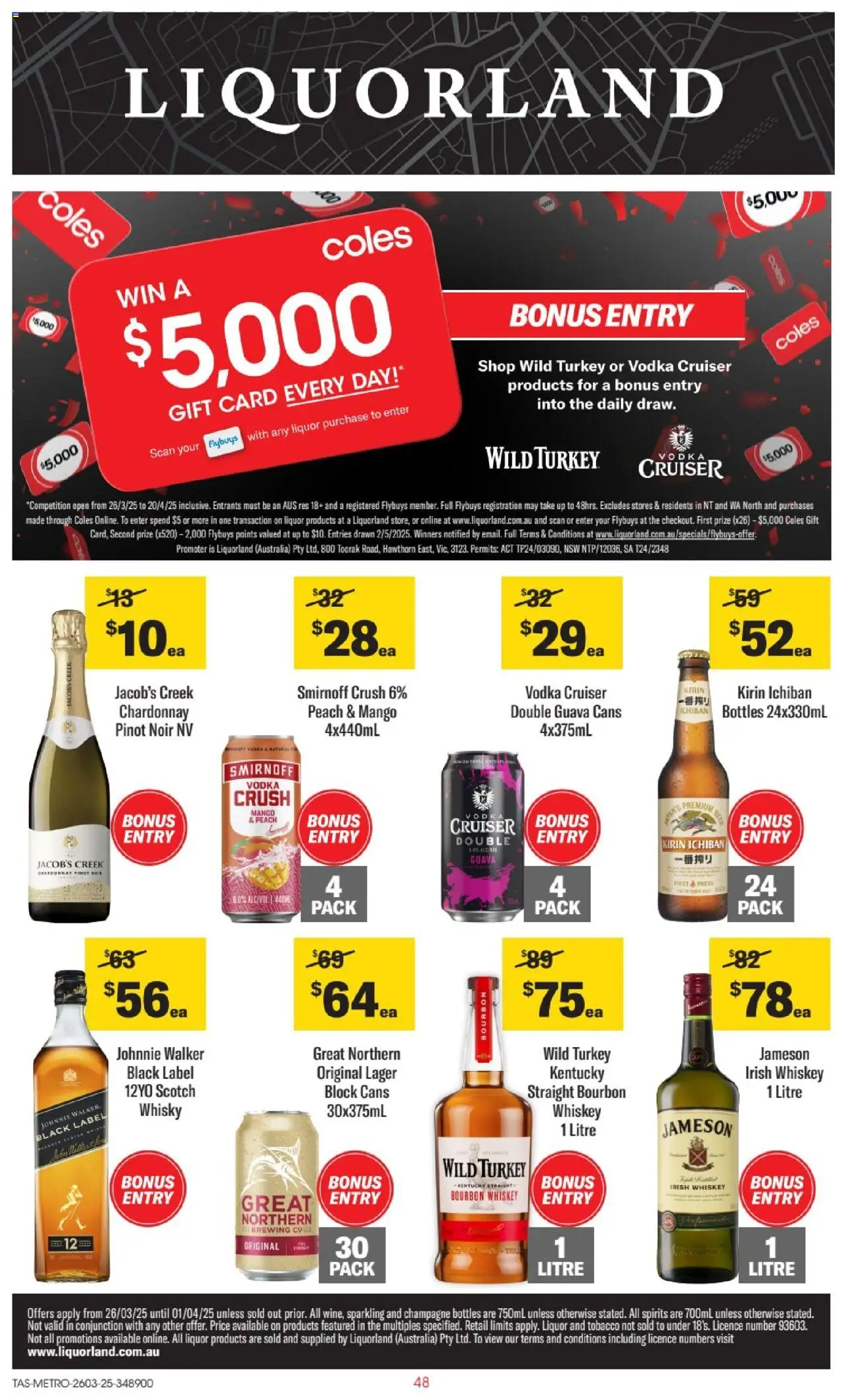 Liquorland weekly catalogue from 26/03/2025 🛍️
