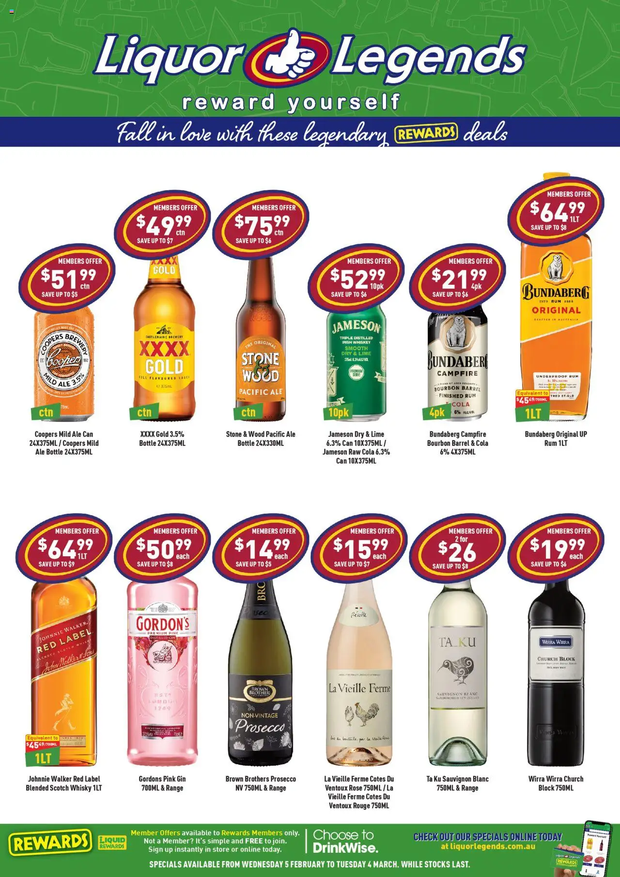 Liquor Legends weekly catalogue from 04/02/2025 🛍️