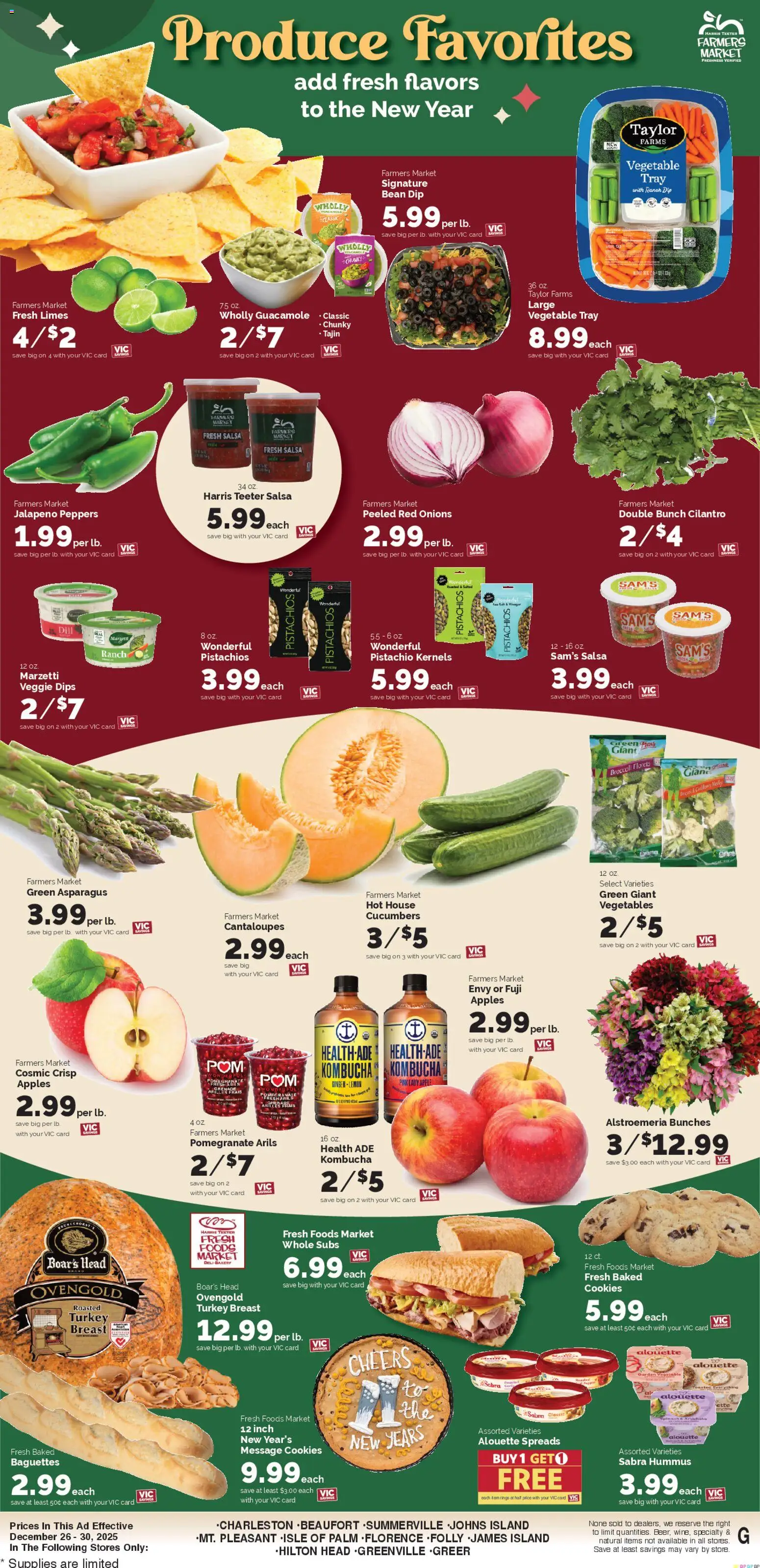 Harris Teeter Weekly Ad - SC | 12/26 - 12/30 2025 | Sale