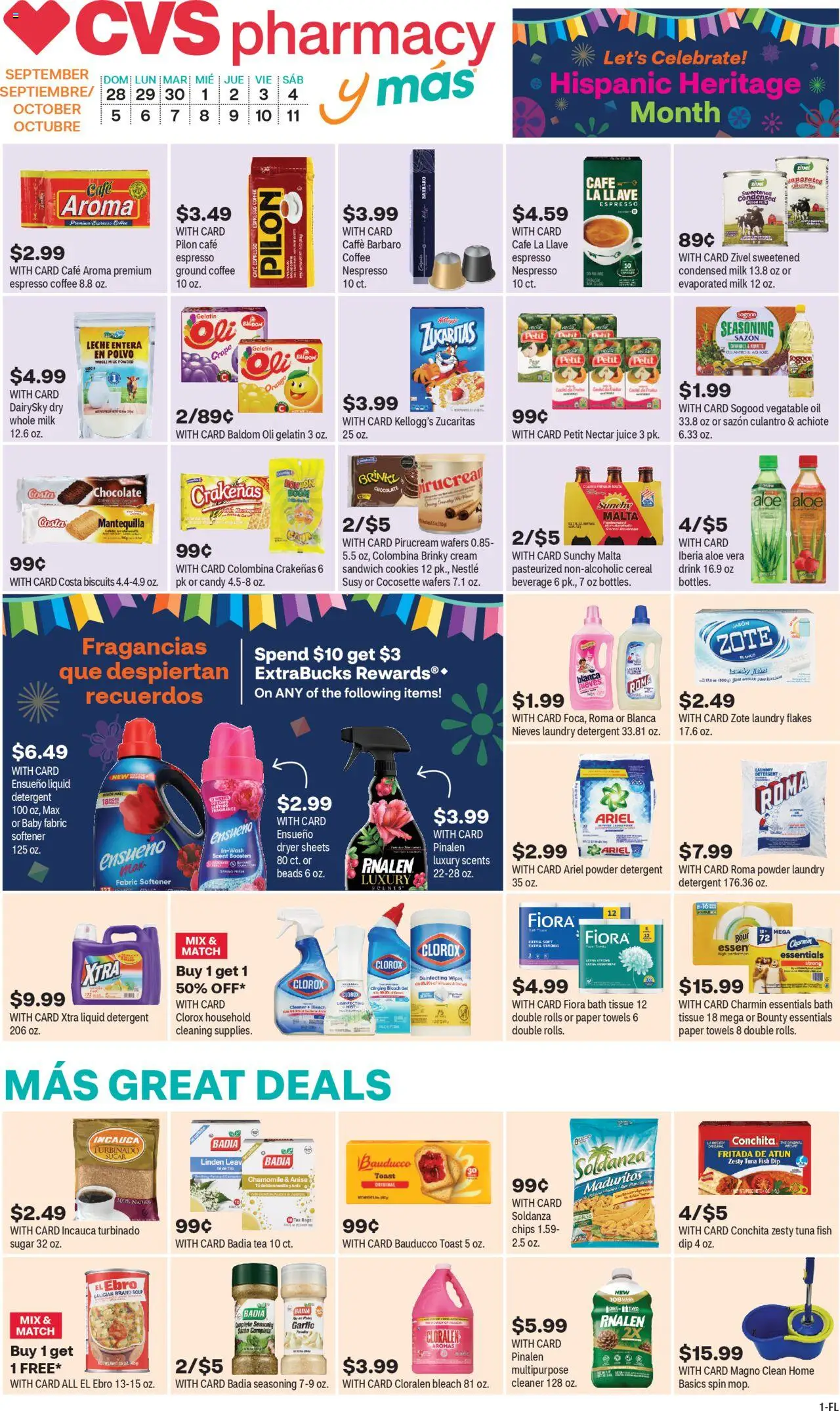 CVS Pharmacy y más | 09/28 - 10/11 2025 | Sale