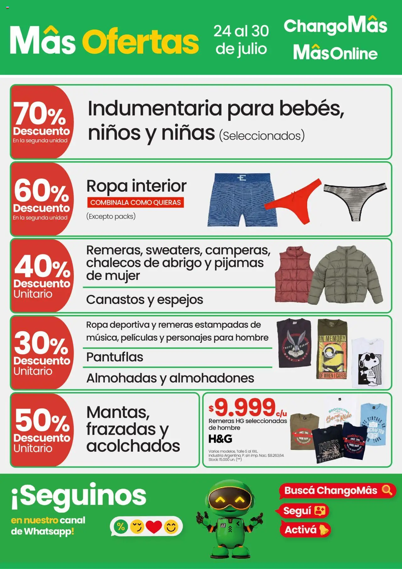 Changomas MasOfertas Indumentaria (24/07/2025 - 30/07/2025) Catálogo