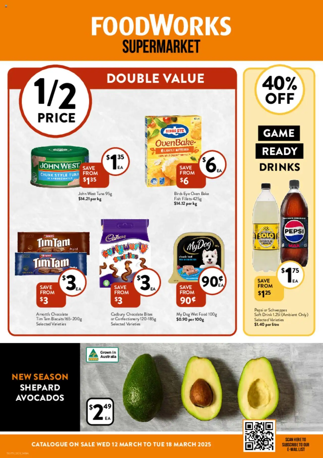 Foodworks catalogue from 12/03/2025 - Specials and sale