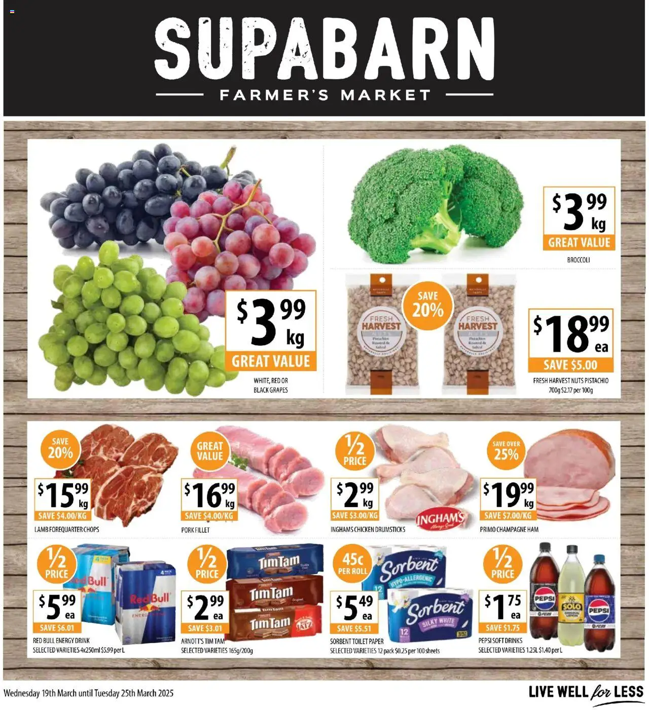 Supabarn catalogue from 19/03/2025 - Specials and sale