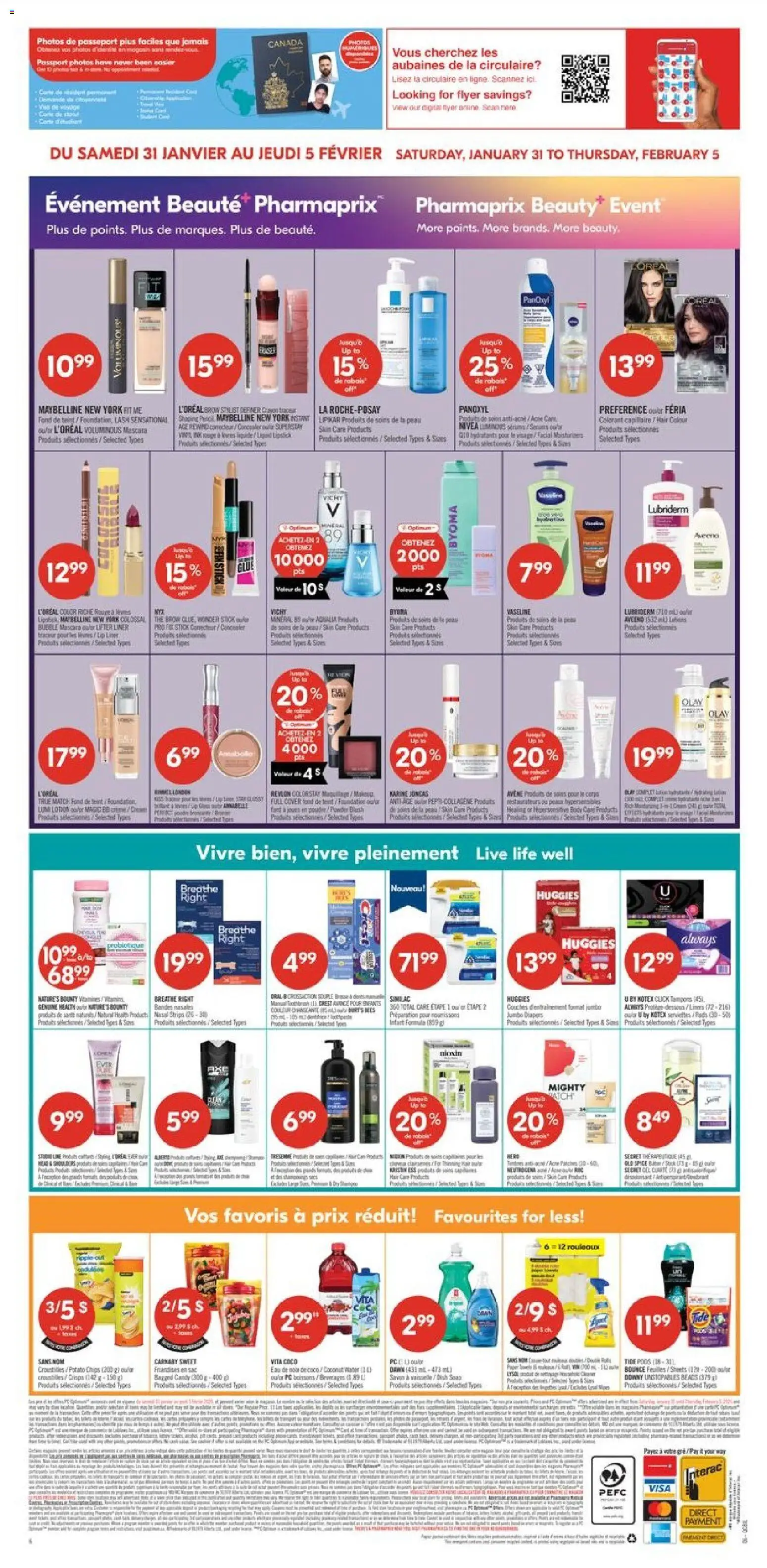 Pharmaprix flyer from Jan 30, 2026 > online preview
