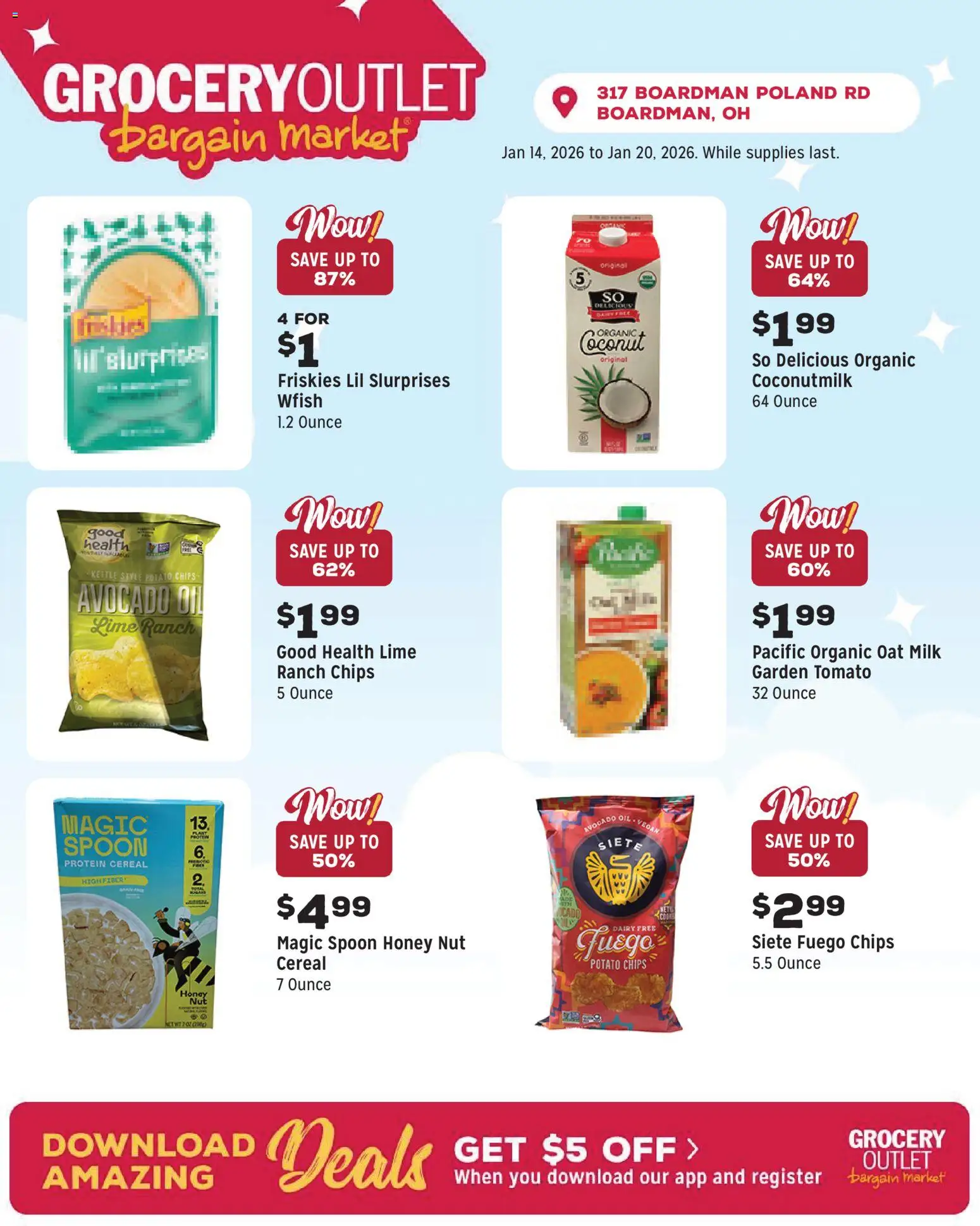 Grocery Outlet Weekly Ad - OH | 01/14 - 01/20 2026 | Sale