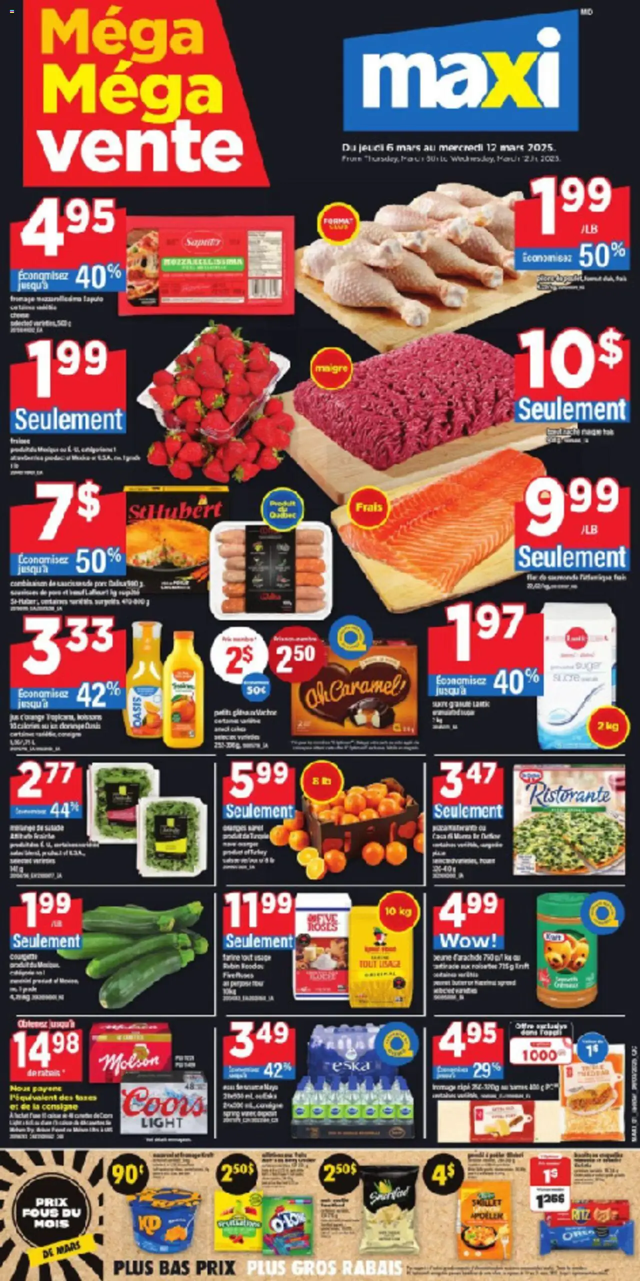 Maxi weekly flyers Montreal >> Mar 13, 2025 - Mar 19, 2025