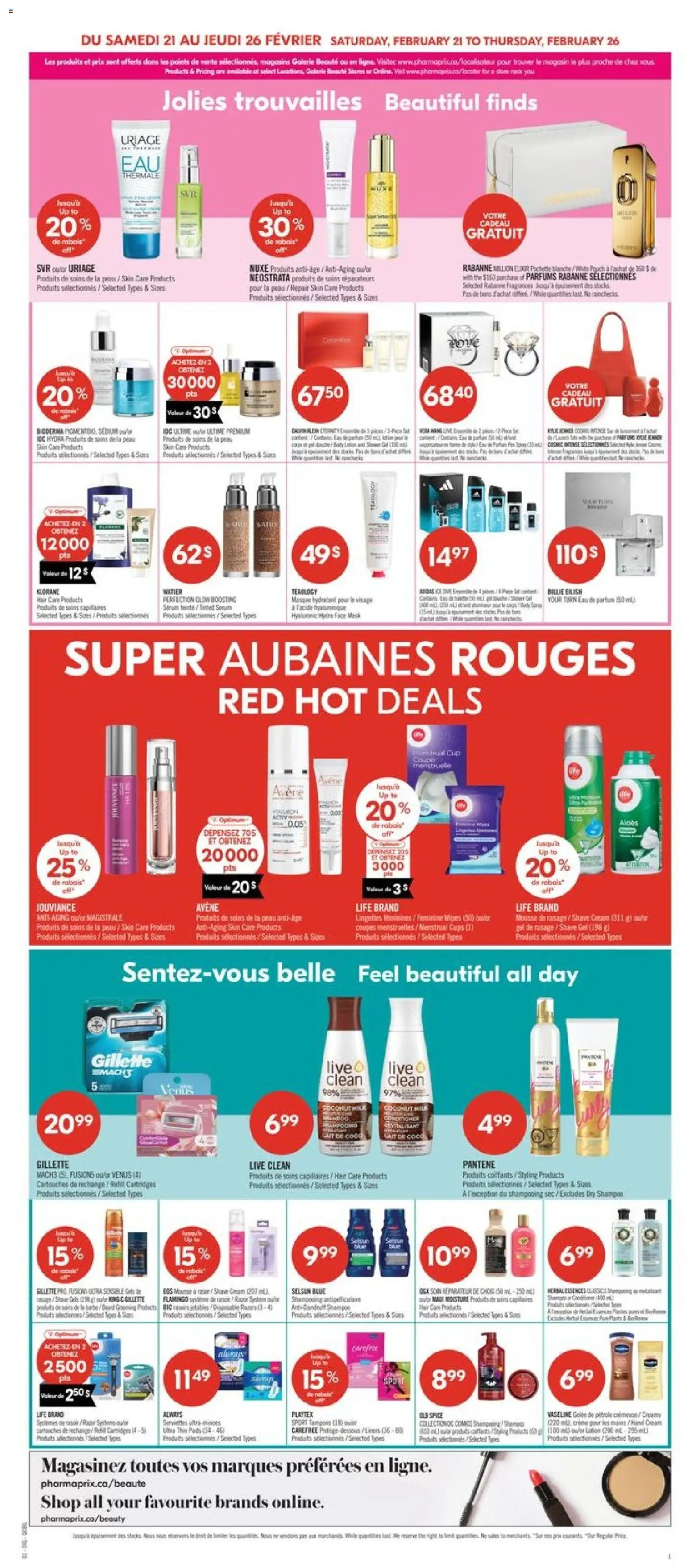 Pharmaprix flyer from Feb 20, 2026 > online preview
