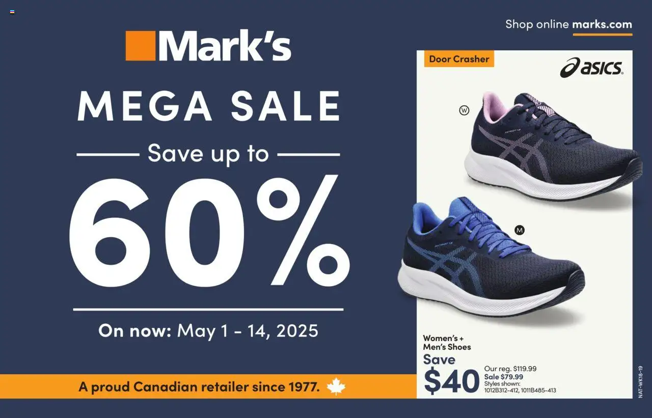 Mark's Work Warehouse (Flyer from May 08, 2025) Canada || Sale