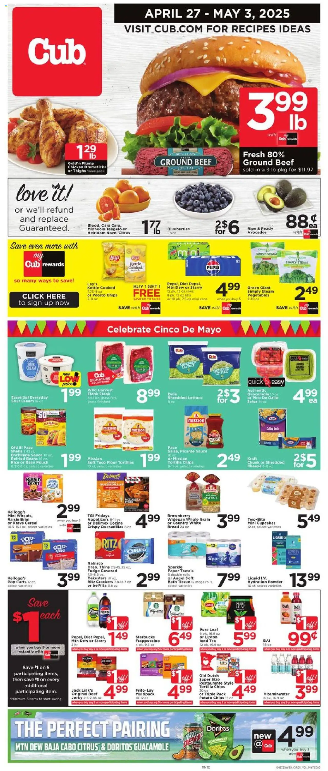 Cub Foods Weekly Ad【05/04/2025】+ DEALS Preview
