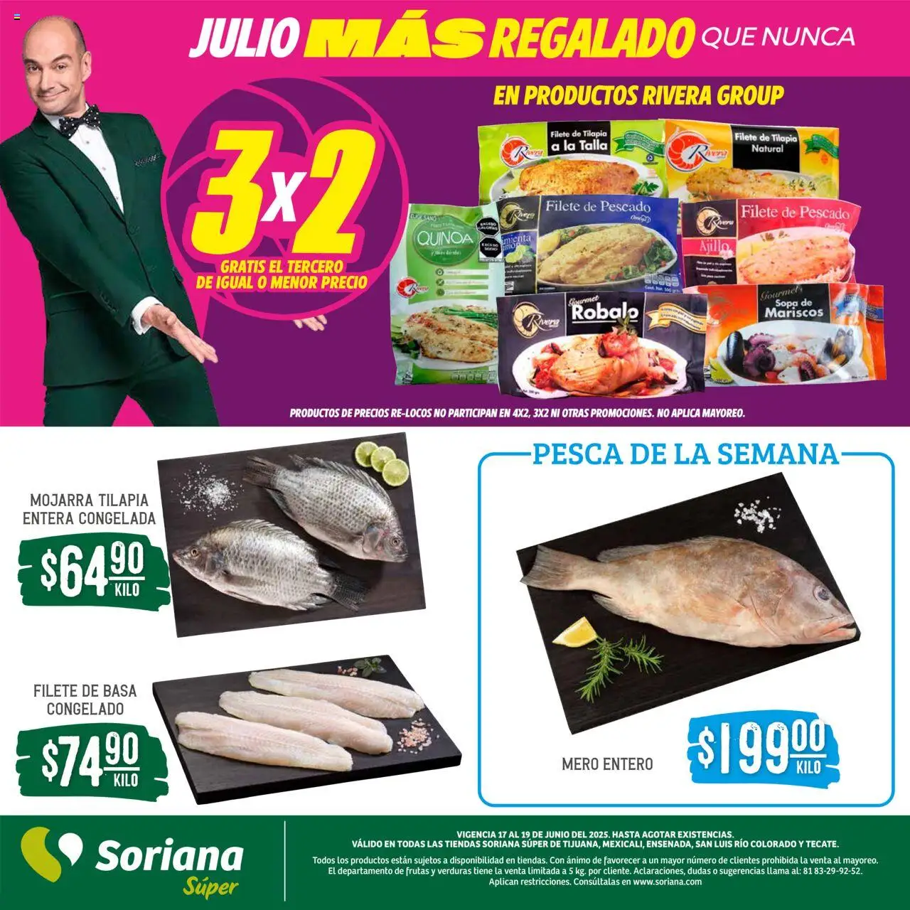 SORIANA ofertas hoy de 17/06/2025 - Folleto Agosto