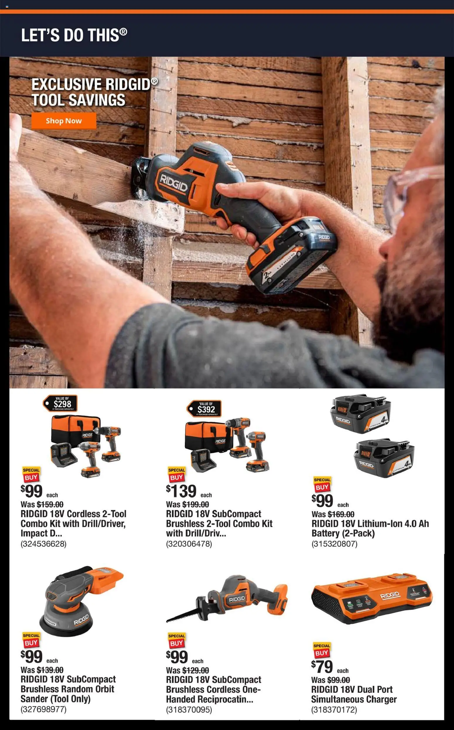 Home Depot Shop Pro Ad - IL | 01/19 - 01/26 2026 | Sale