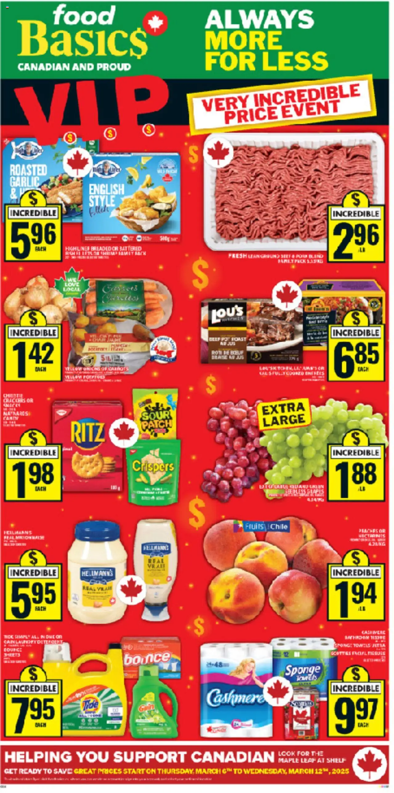 Food Basics flyer from Mar 6, 2025 > online preview