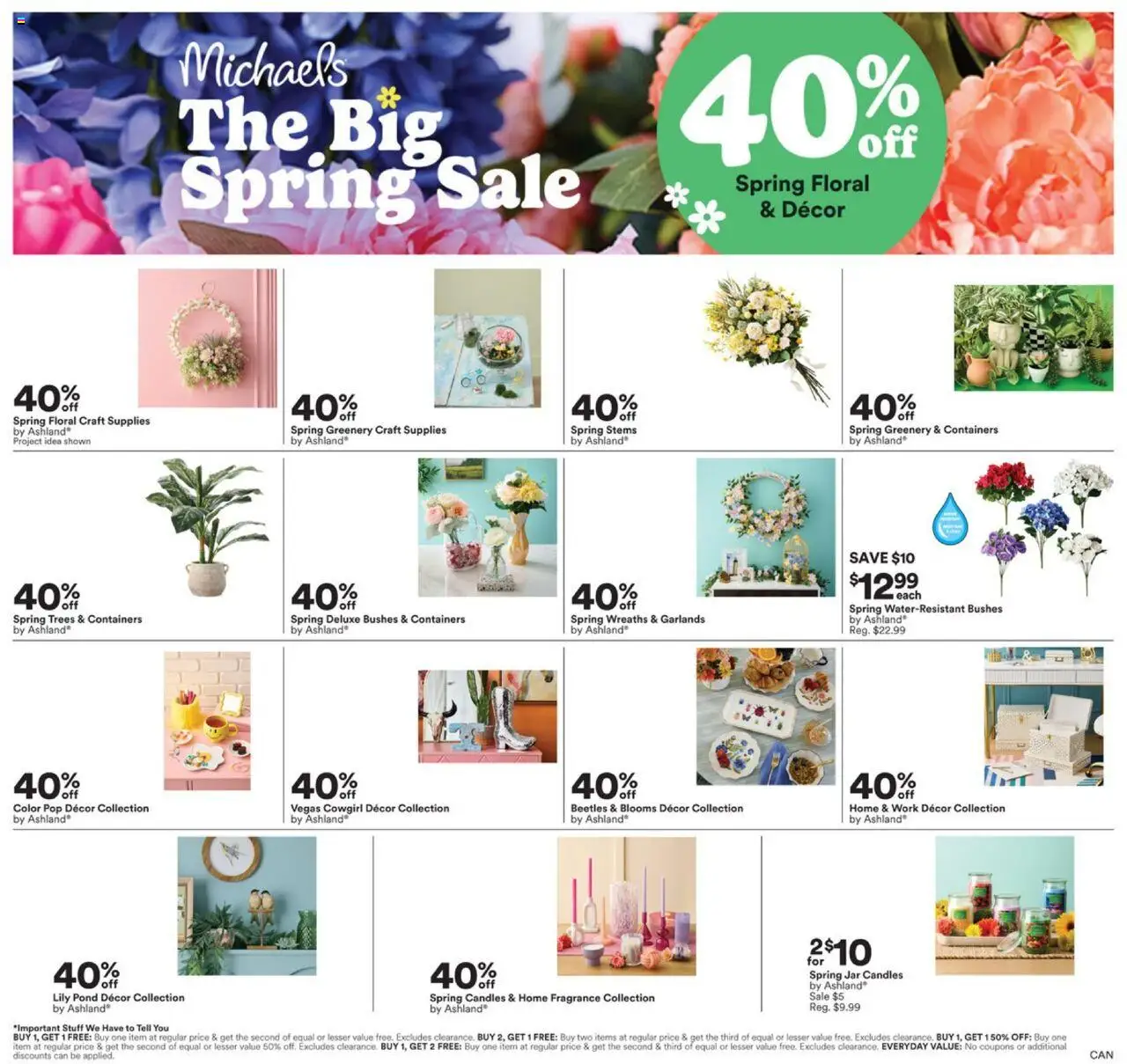 Michaels flyer from Feb 28, 2025 > online preview