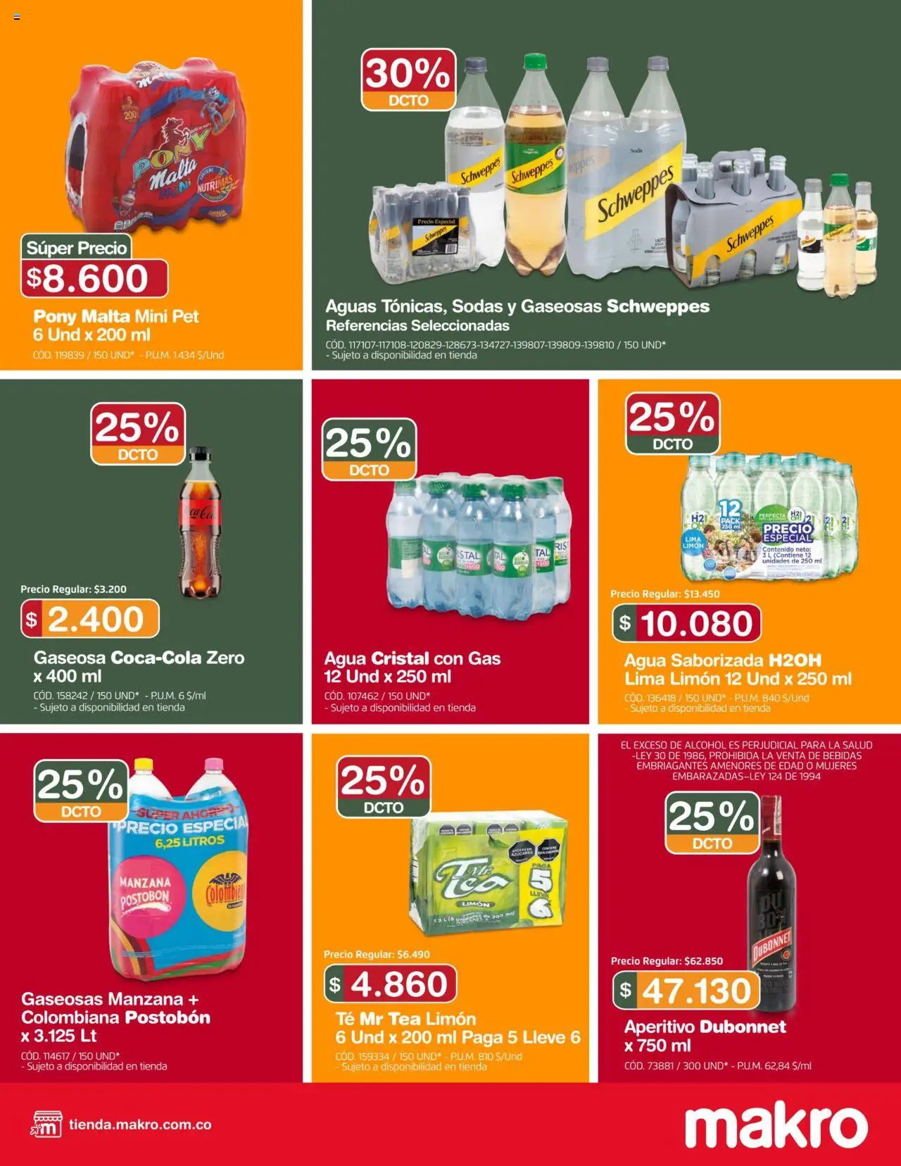 Agua saborizada: catálogo - ofertas y revistas Abril 2025
