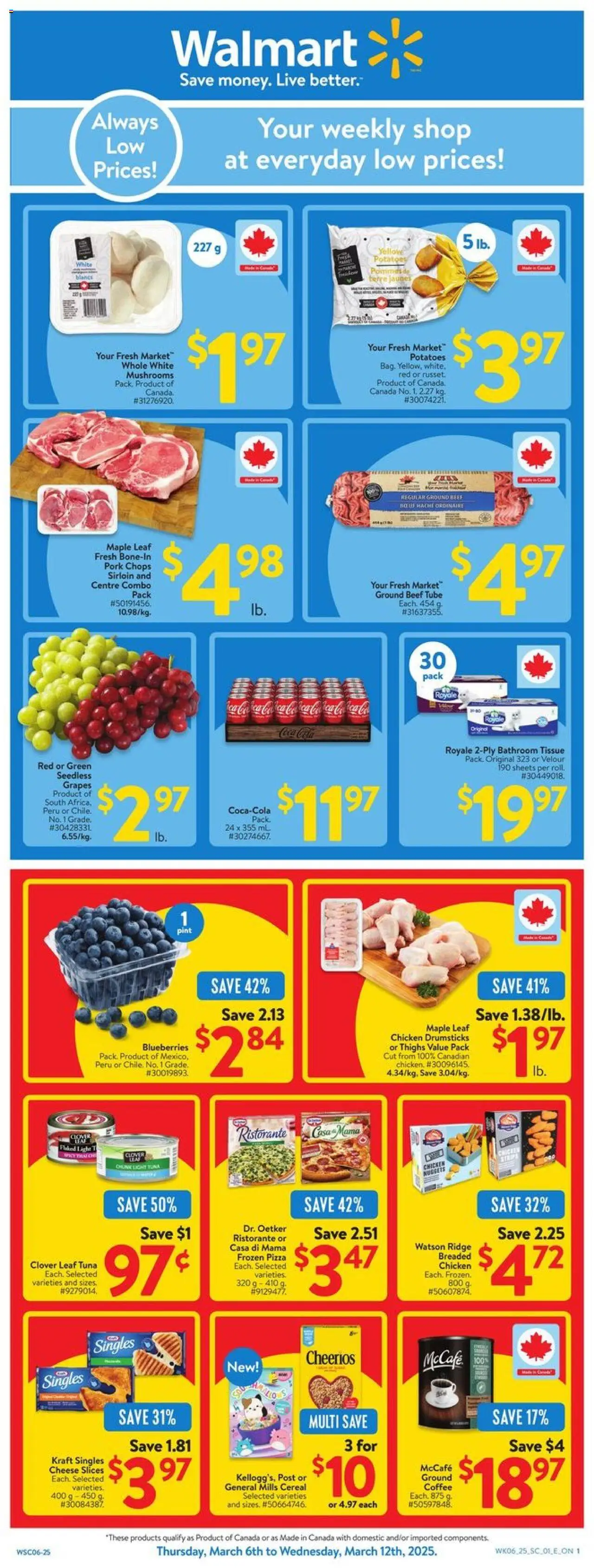 Walmart weekly flyers Edmonton >> Mar 6, 2025 - Mar 12, 2025