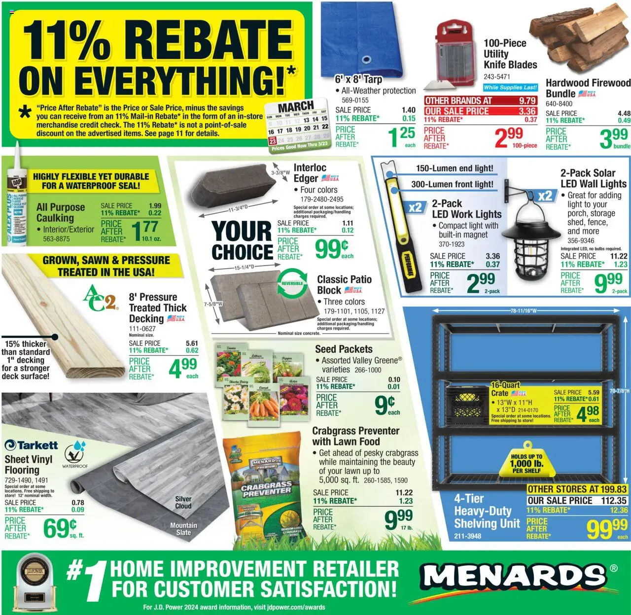 Menards Weekly Ad | 03/12 - 03/23 2025 | Sale