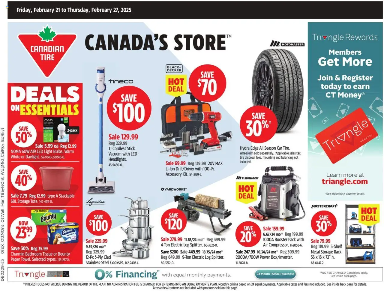 Canadian Tire flyer from Feb 21, 2025 > online preview