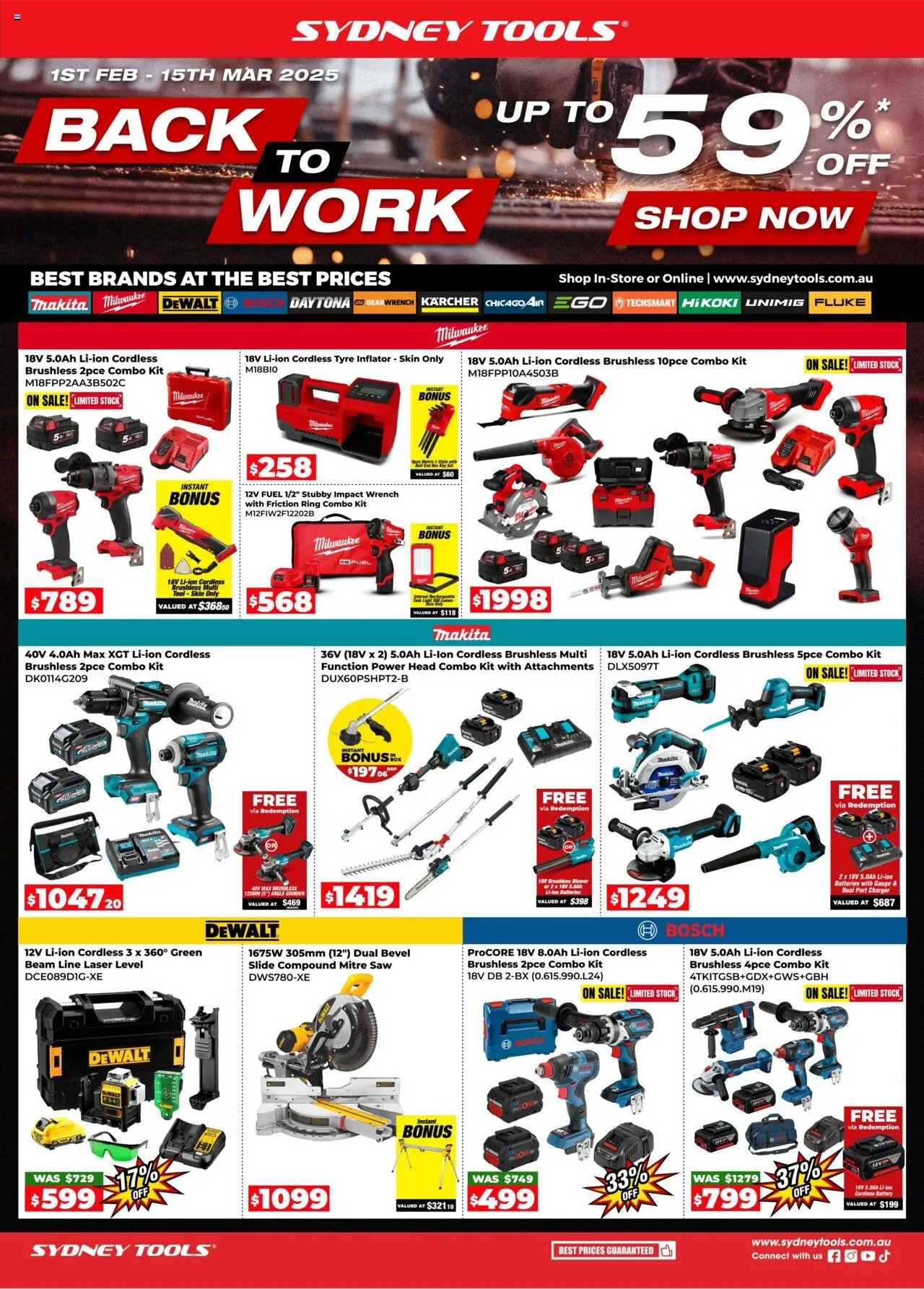 Sydney Tools Catalogue Sale & Specials