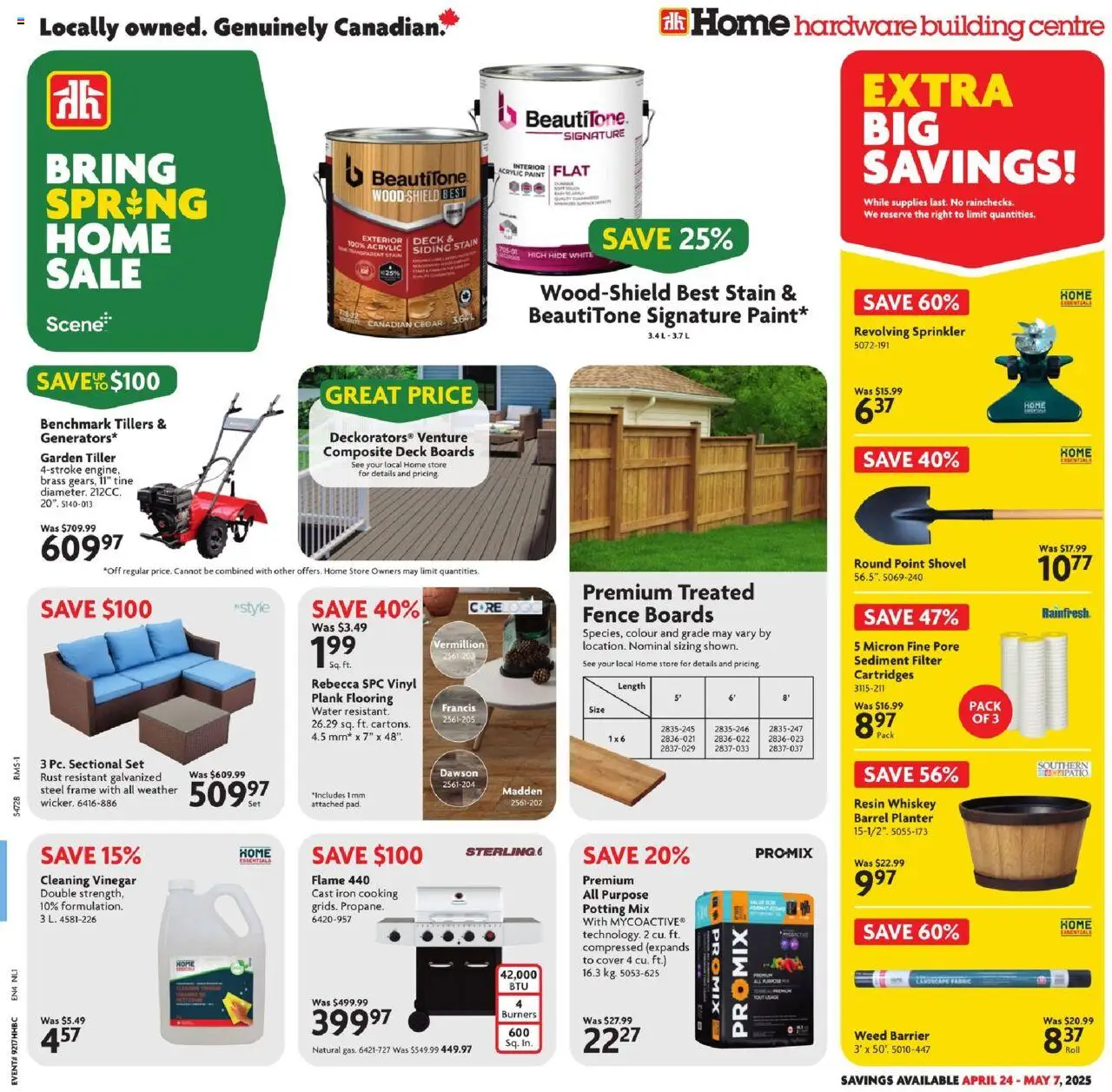 Home Hardware flyer from Apr 24, 2025 > online preview