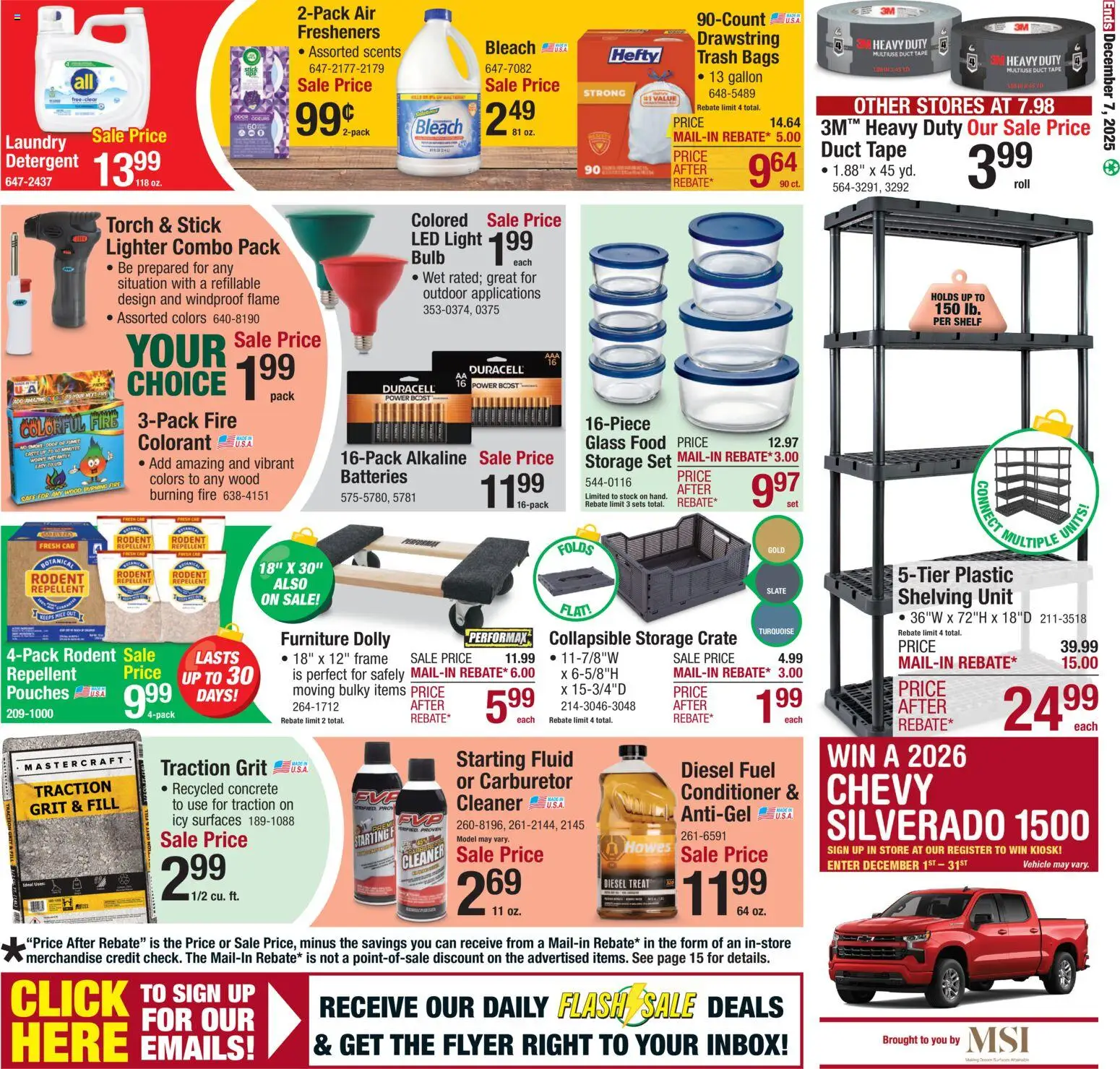 Menards - Weekly Ad | 11/29 - 12/07 2025 | Sale