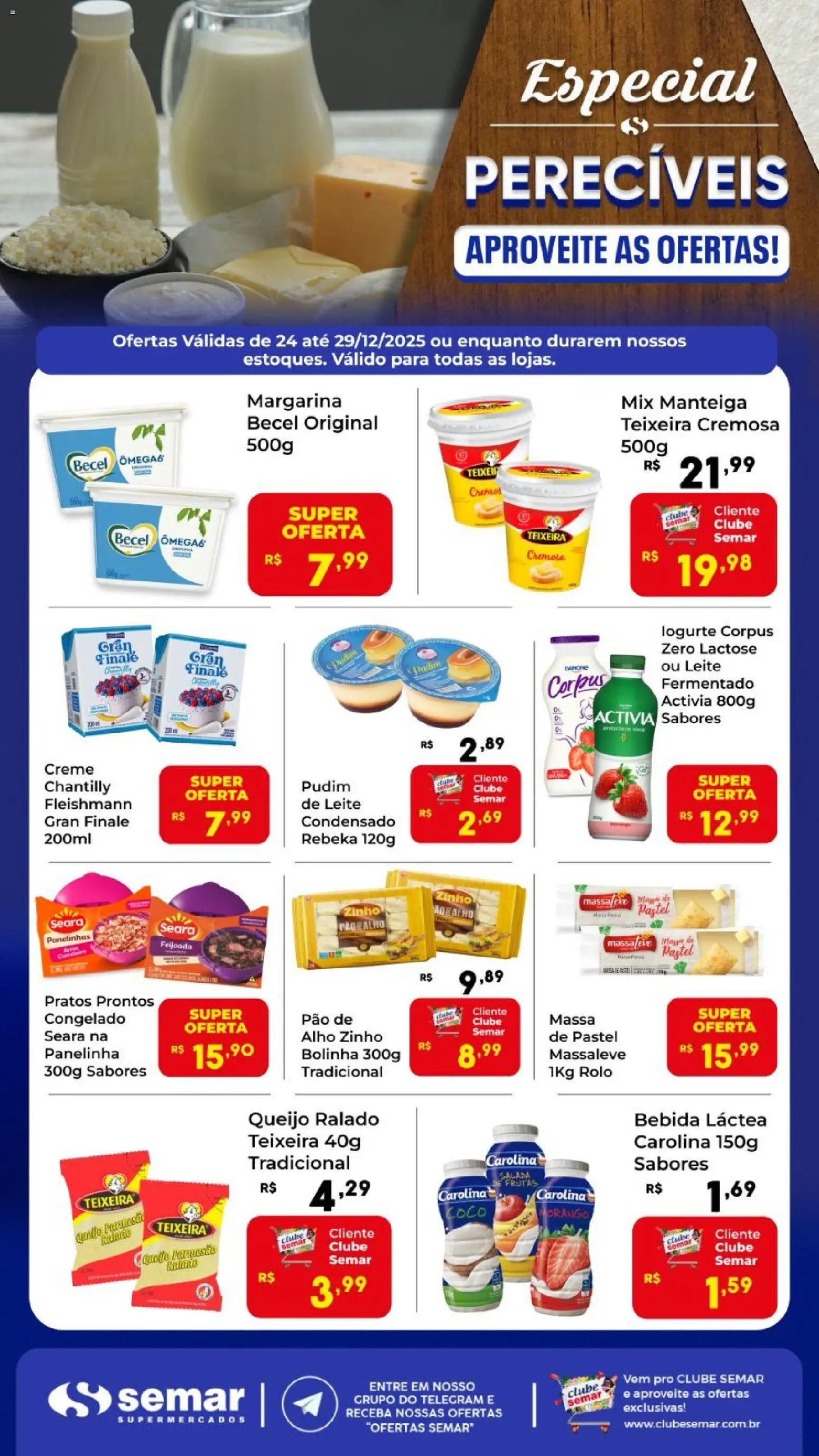 Semar Supermercado - Ofertas Perecíveis de 24/12/2025 | Promoções Online