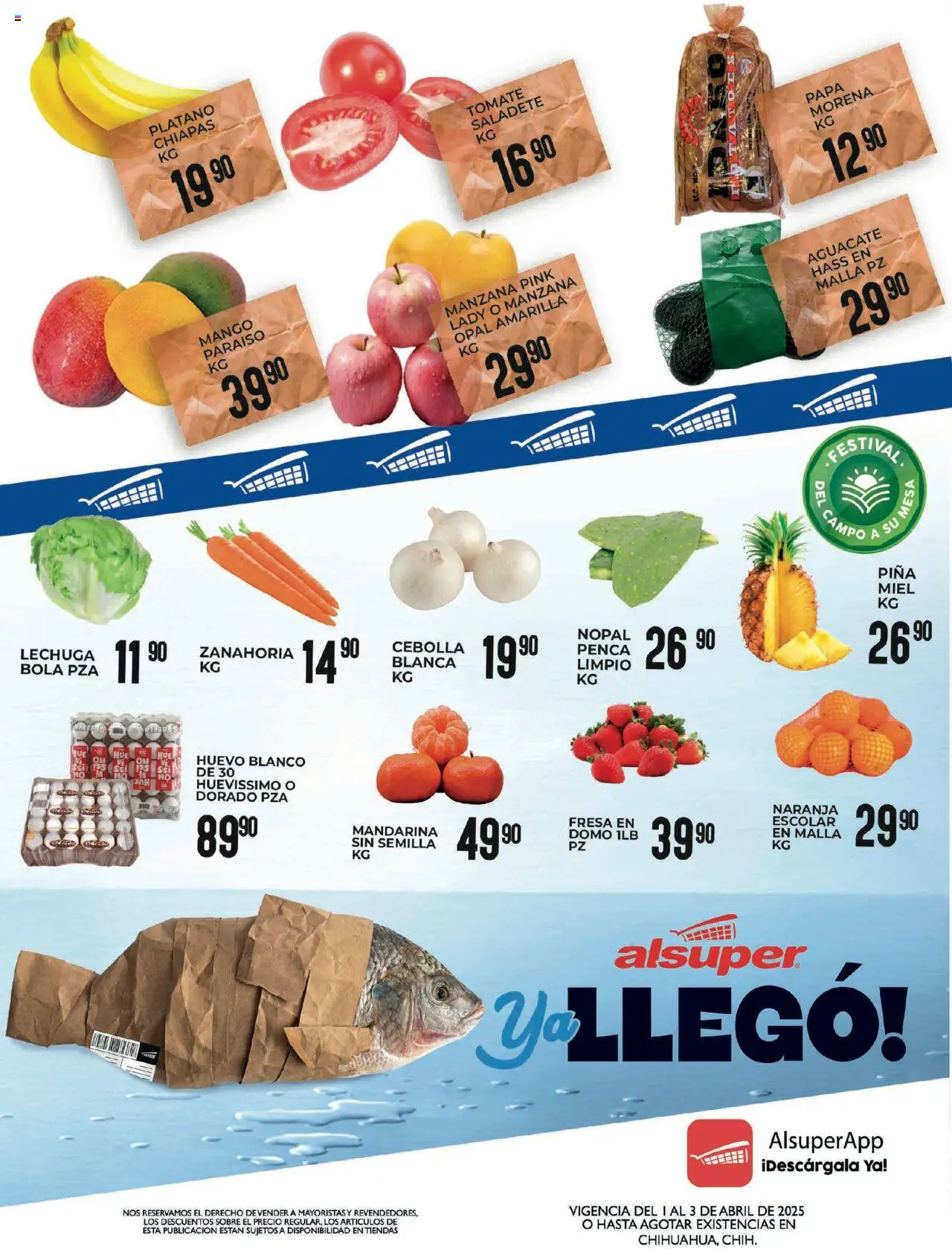FOLLETO ALSUPER de 01/04/2025 - Ofertas frutas y verduras hoy
