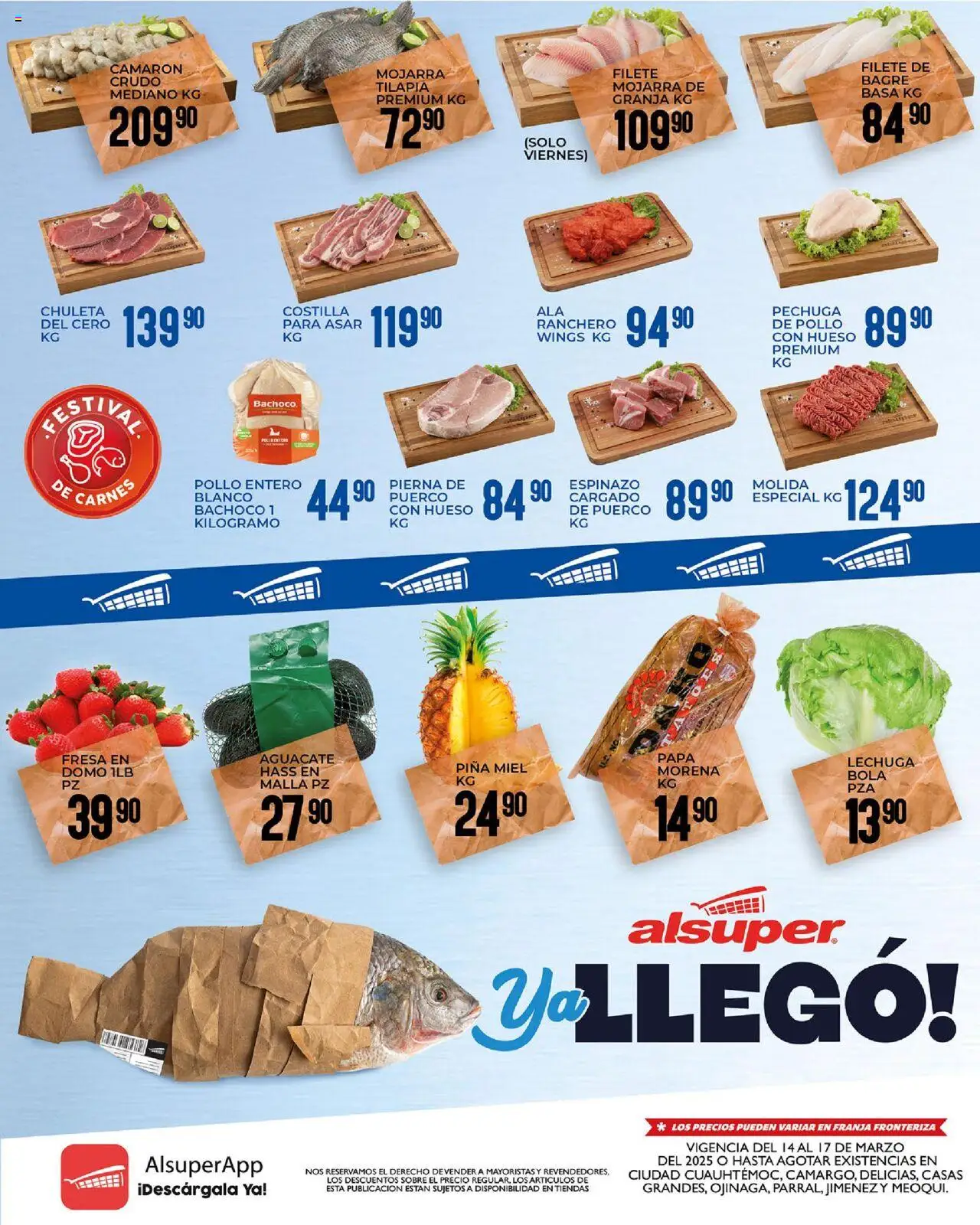 Ofertas ALSUPER Chihuahua | 14/03/2025 | Frutas y verduras