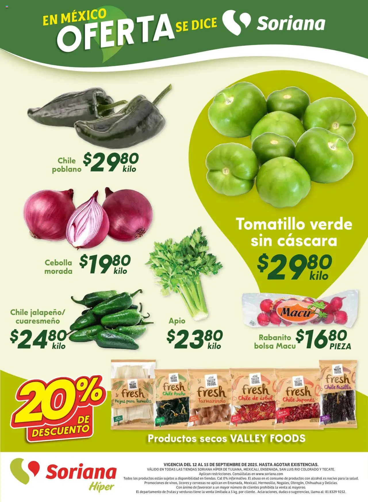 SORIANA ofertas hoy de 12/09/2025 - Folleto Octubre