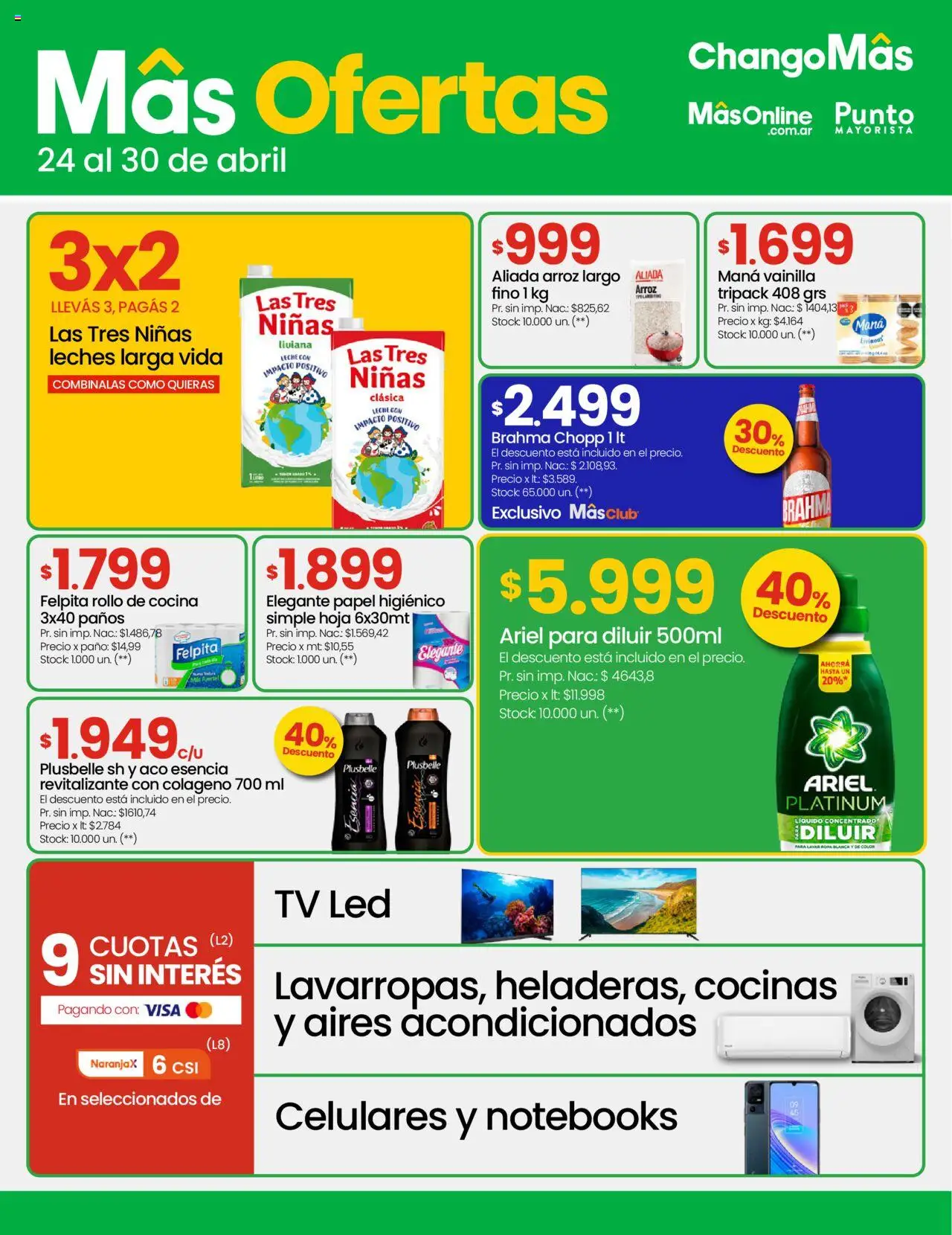 Changomas ofertas (24/04/2025 - 30/04/2025) Catálogo