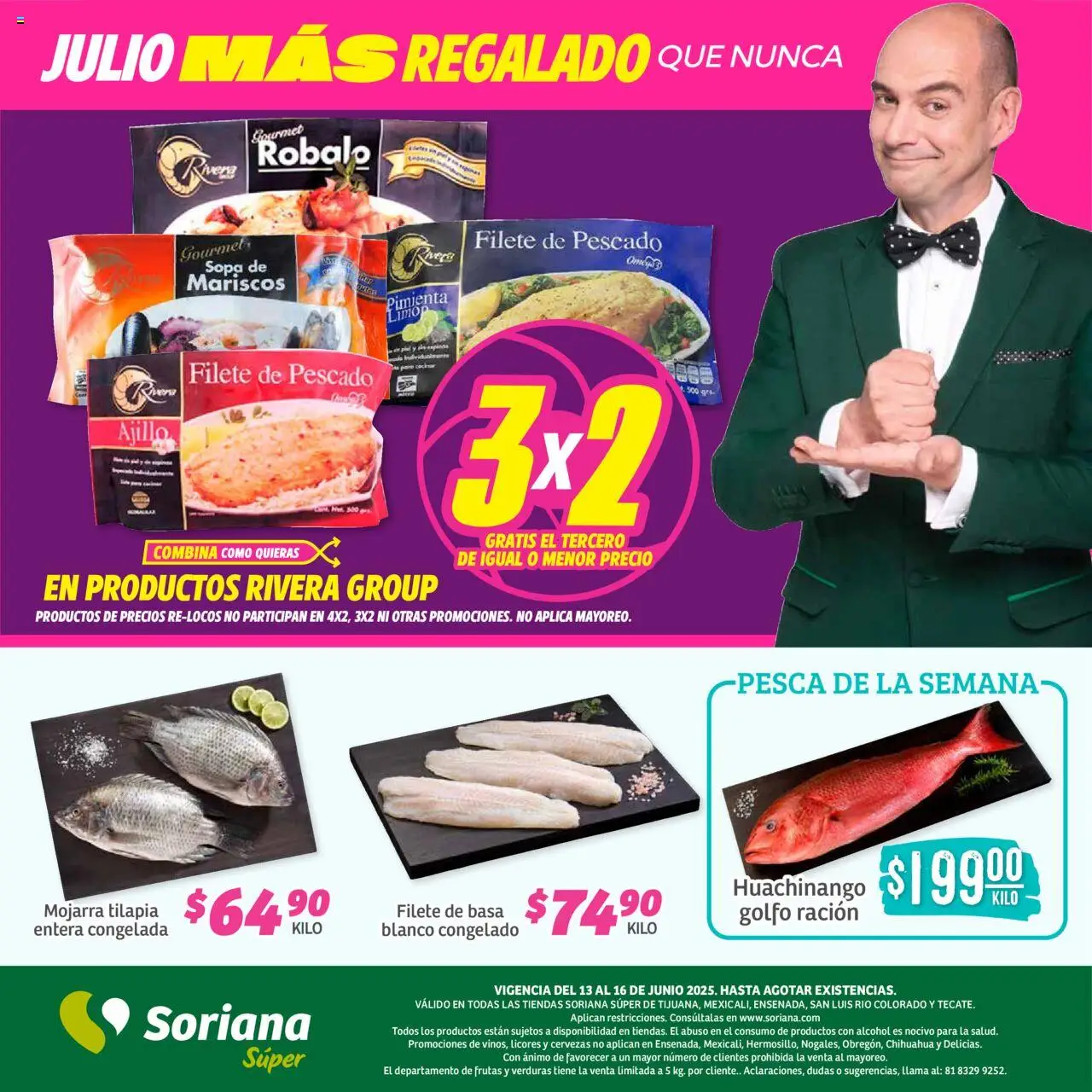 SORIANA ofertas hoy de 13/06/2025 - Folleto Agosto