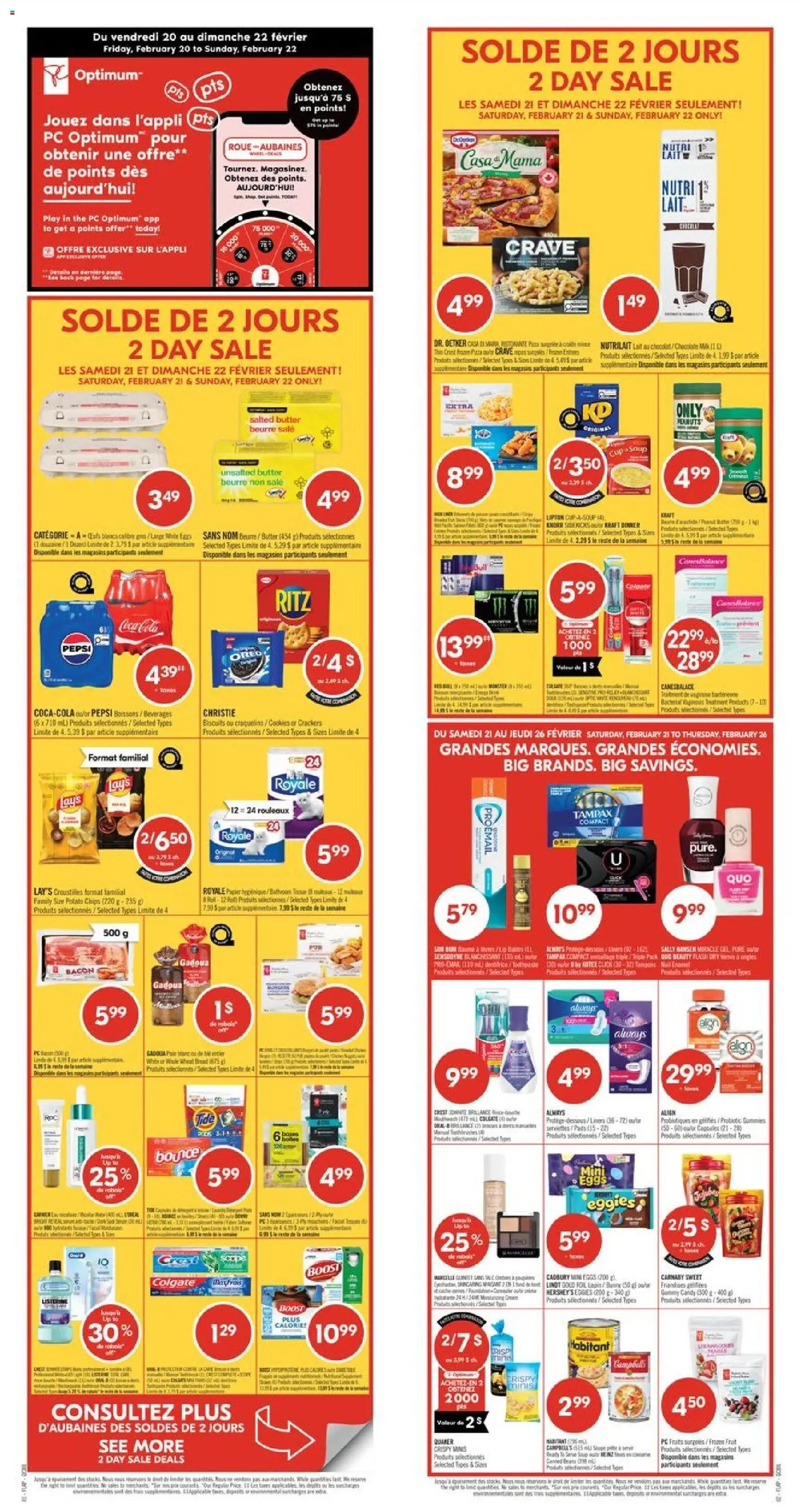 Pharmaprix flyer from Feb 20, 2026 > online preview