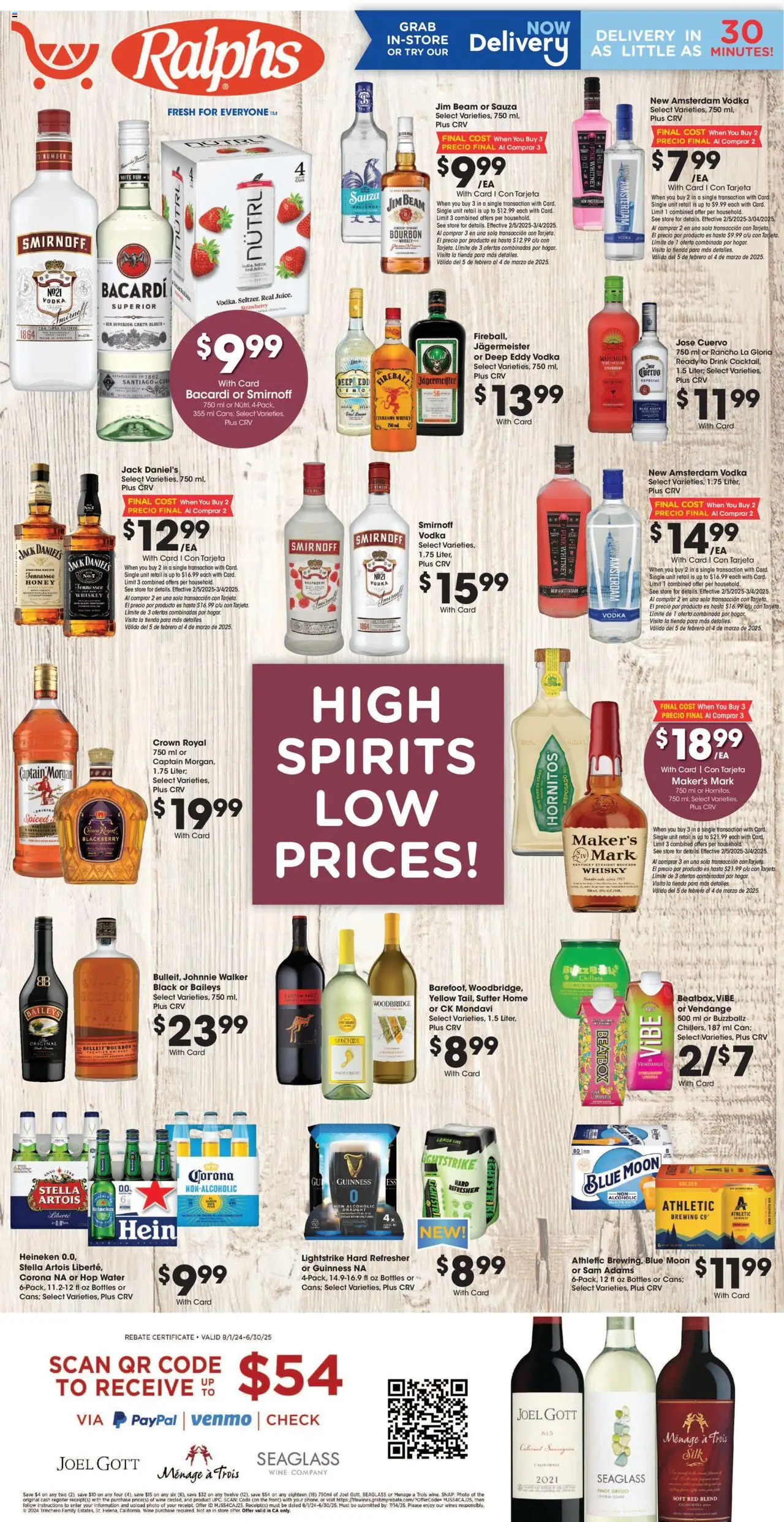 Ralphs - Adult Beverage | 02/19 - 02/25 2025 | Sale