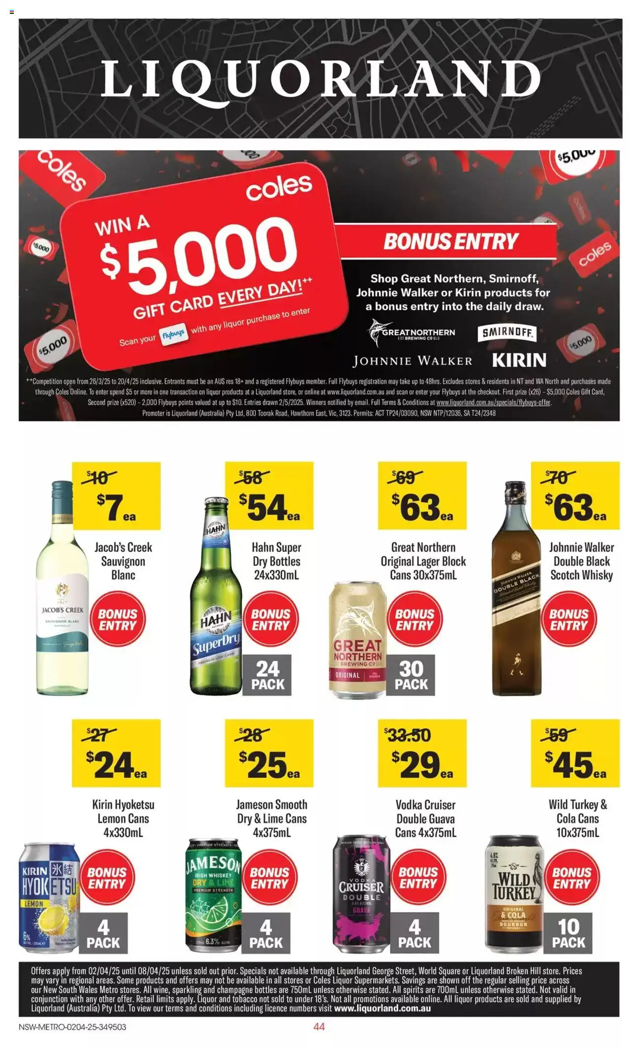 Liquorland catalogue from 02/04/2025 - Specials and sale